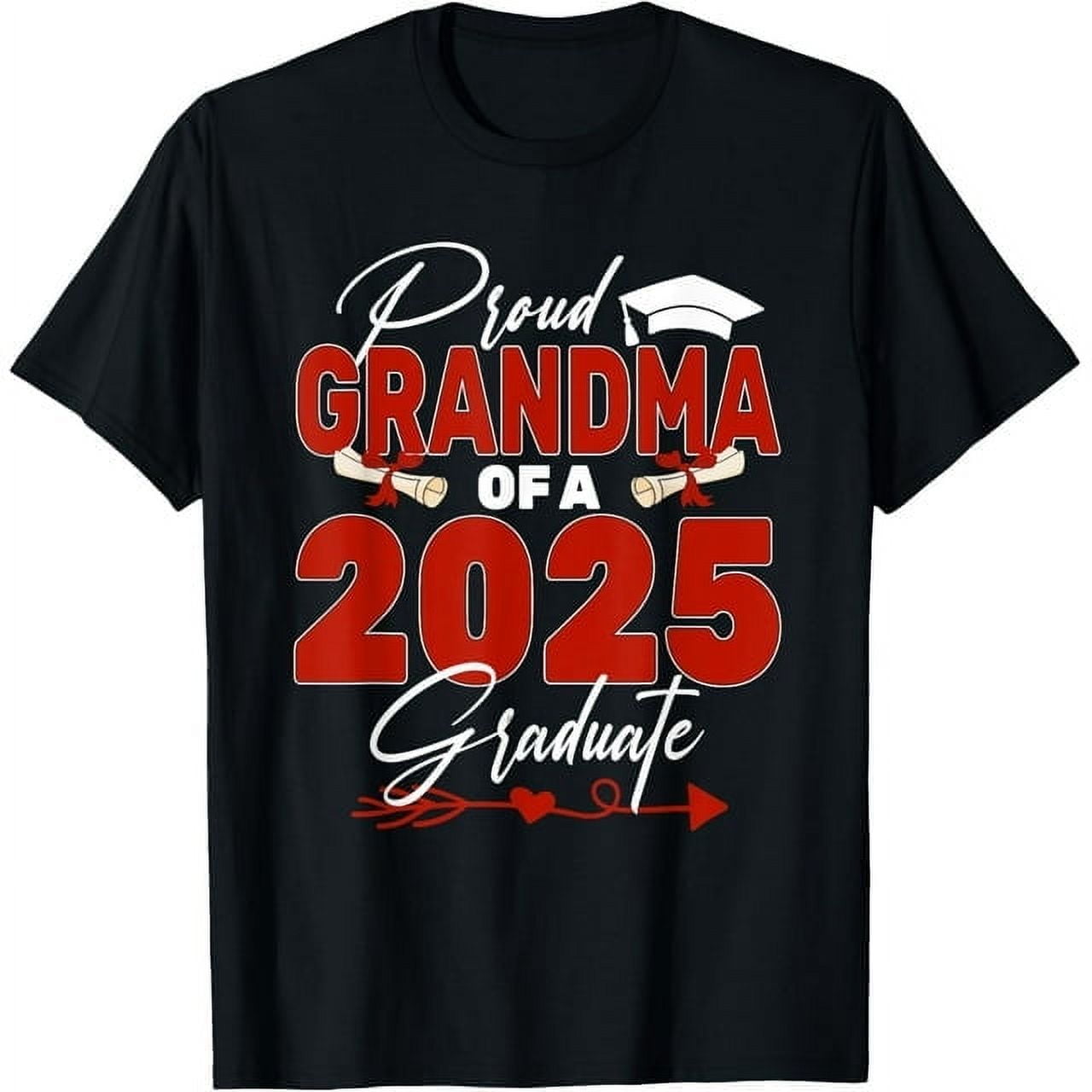 100% pure cotton Proud Grandma of a 2025 Senior Graduate for Graduation ...