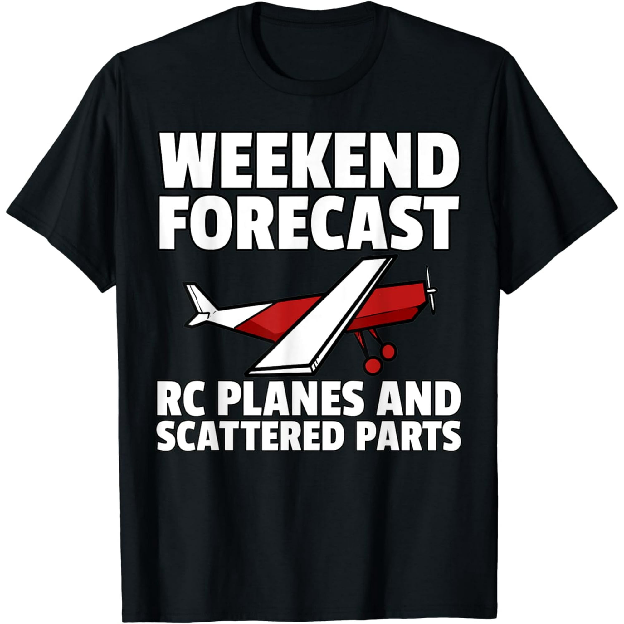 100% pure cotton RC Plane Gift For RC Pilot Model Airplane Lover T-Shirt - Walmart.com