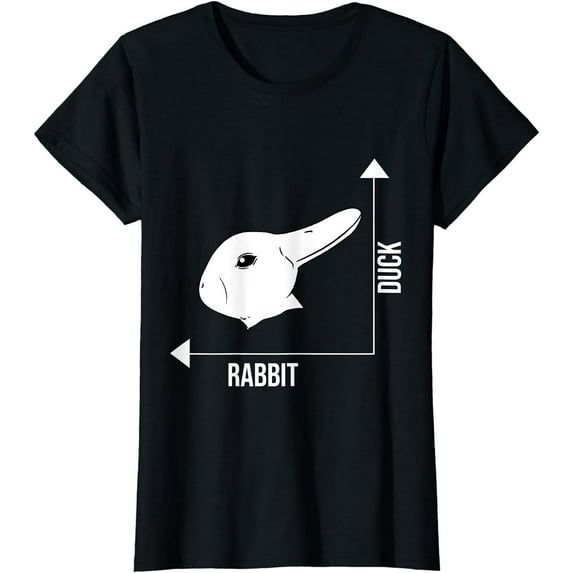 100% pure cotton Rabbit Duck Graph Math Easter T-Shirt - Walmart.com