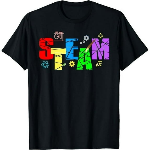 100% pure cotton STEAM Shirt Science and Art STEM Creativity Maker ...