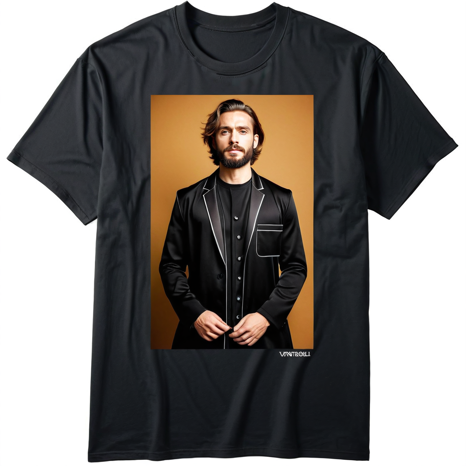 100% pure cotton Sirius Black Wallpaper Portrait T-Shirt - Walmart.com