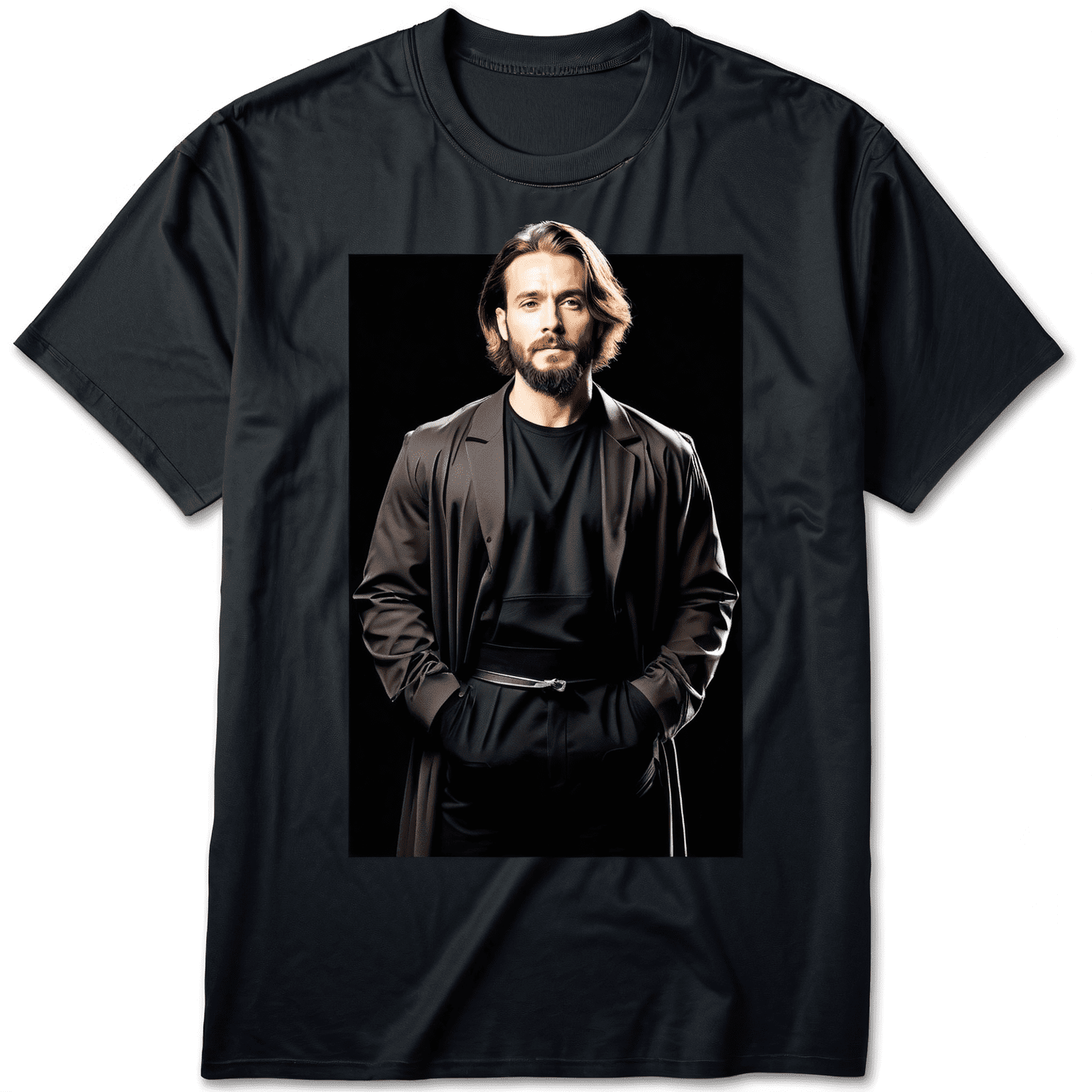 100% pure cotton Sirius Black Wallpaper Portrait T-Shirt - Walmart.com