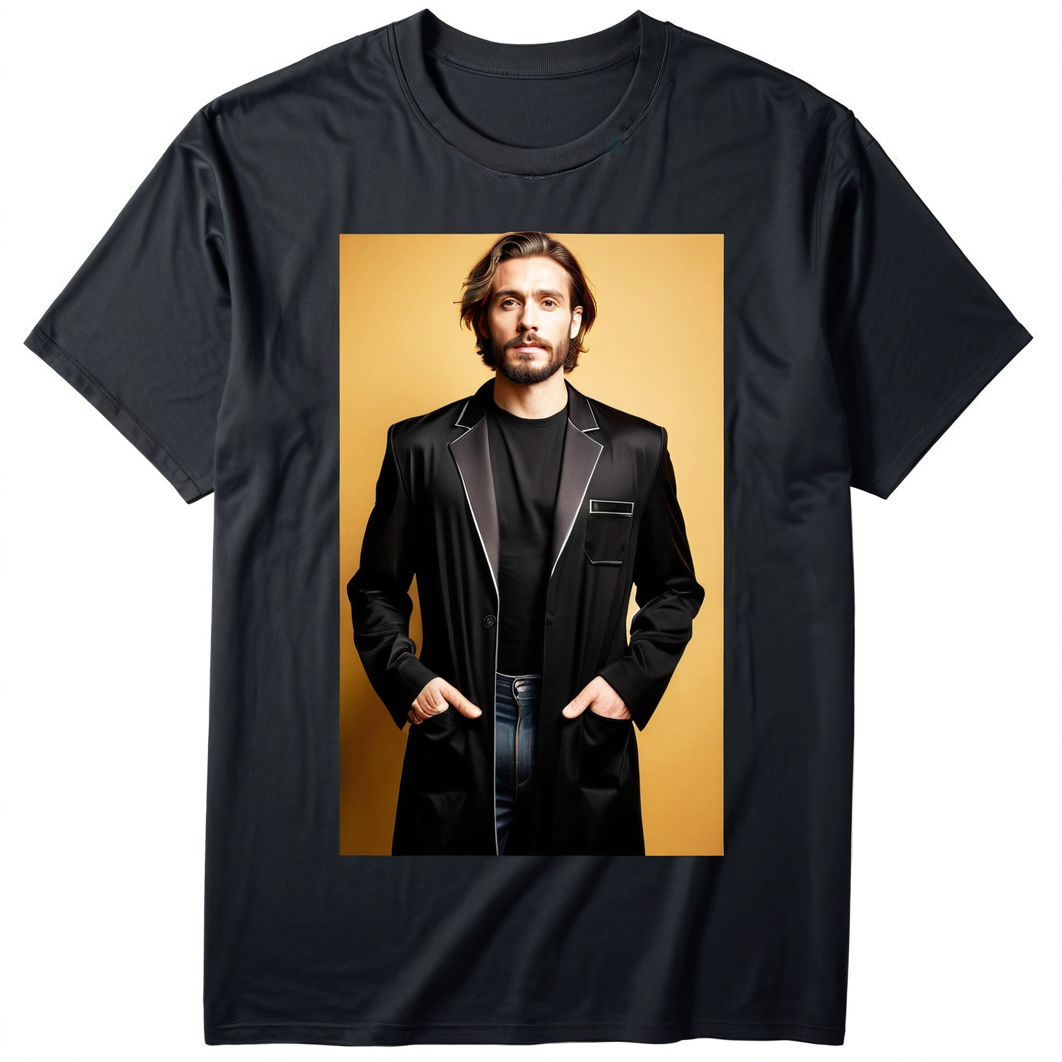 100% pure cotton Sirius Black Wallpaper Portrait T-Shirt - Walmart.com