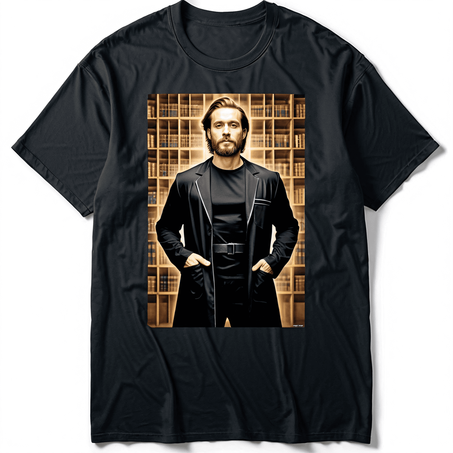 100% pure cotton Sirius Black Wallpaper Portrait T-Shirt - Walmart.com