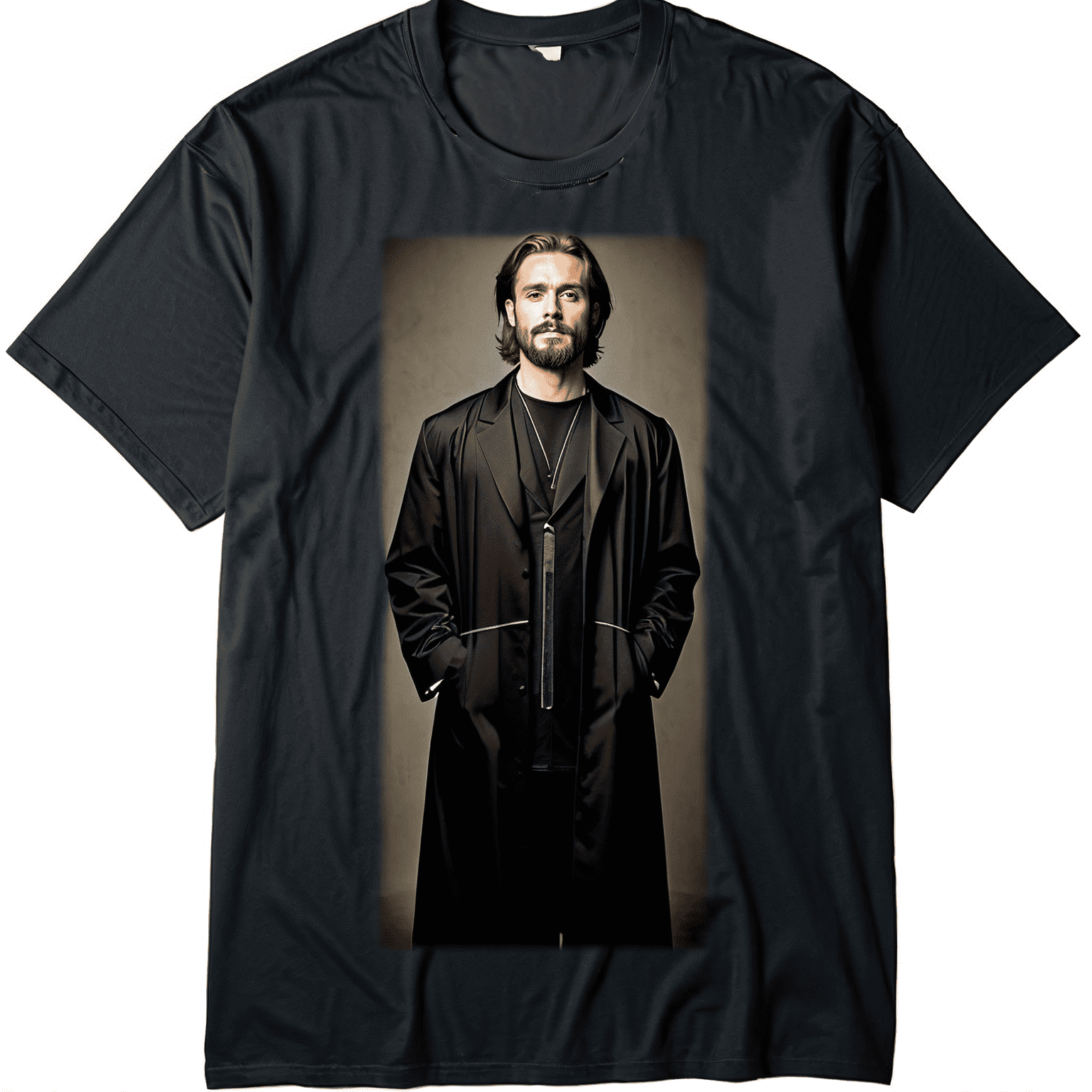 100% pure cotton Sirius Black Wallpaper Portrait T-Shirt - Walmart.com