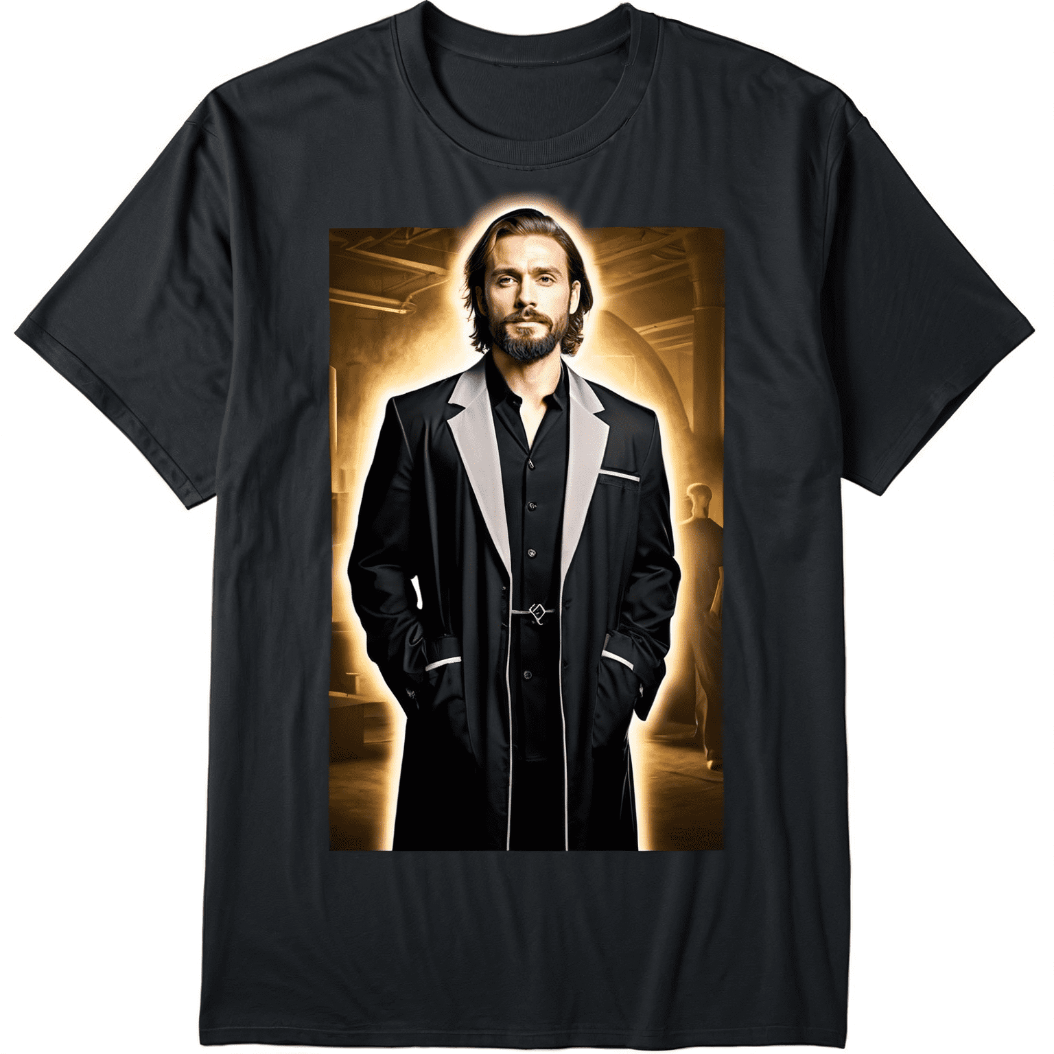 100% pure cotton Sirius Black Wallpaper Portrait T-Shirt - Walmart.com