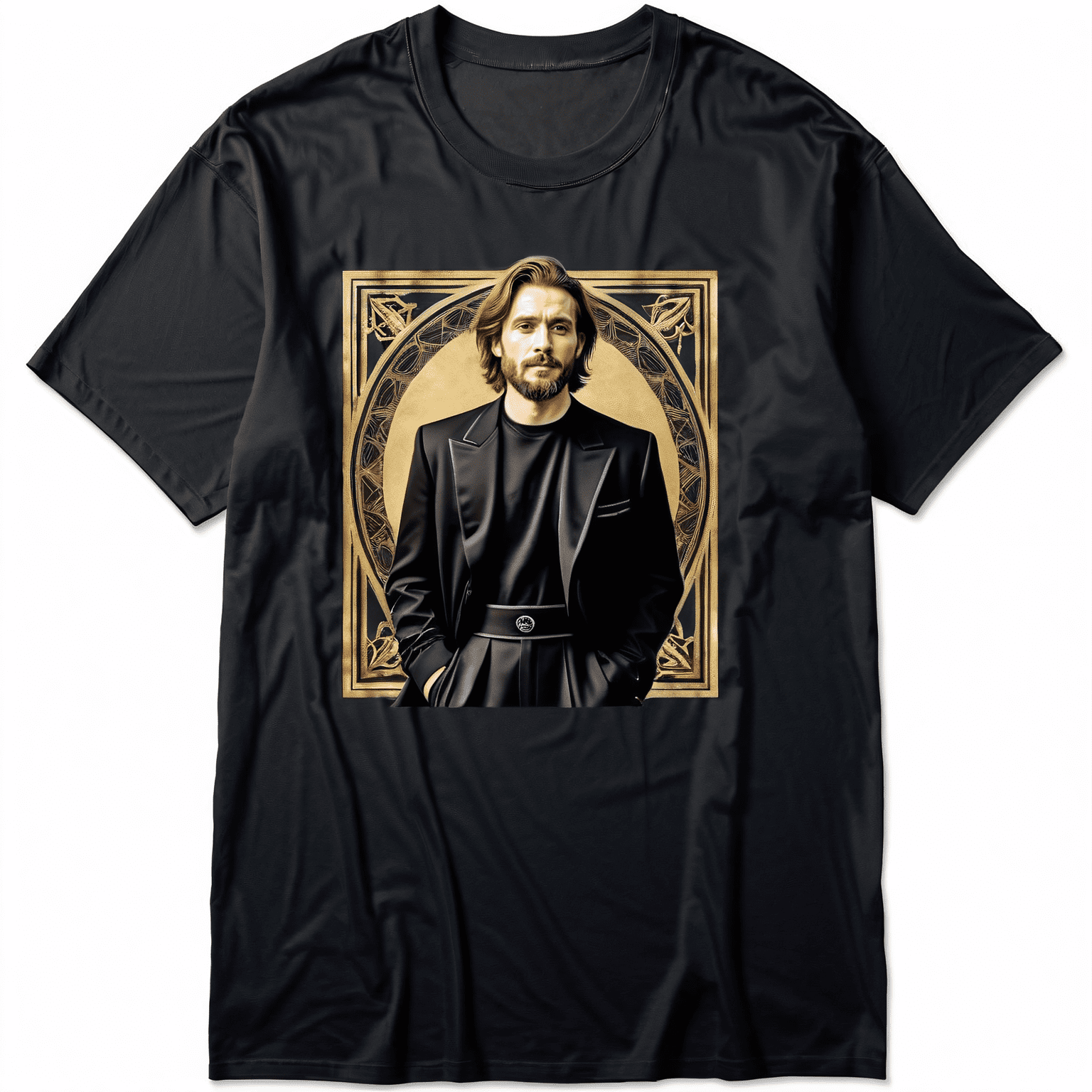100% pure cotton Sirius Black Wallpaper Portrait T-Shirt - Walmart.com