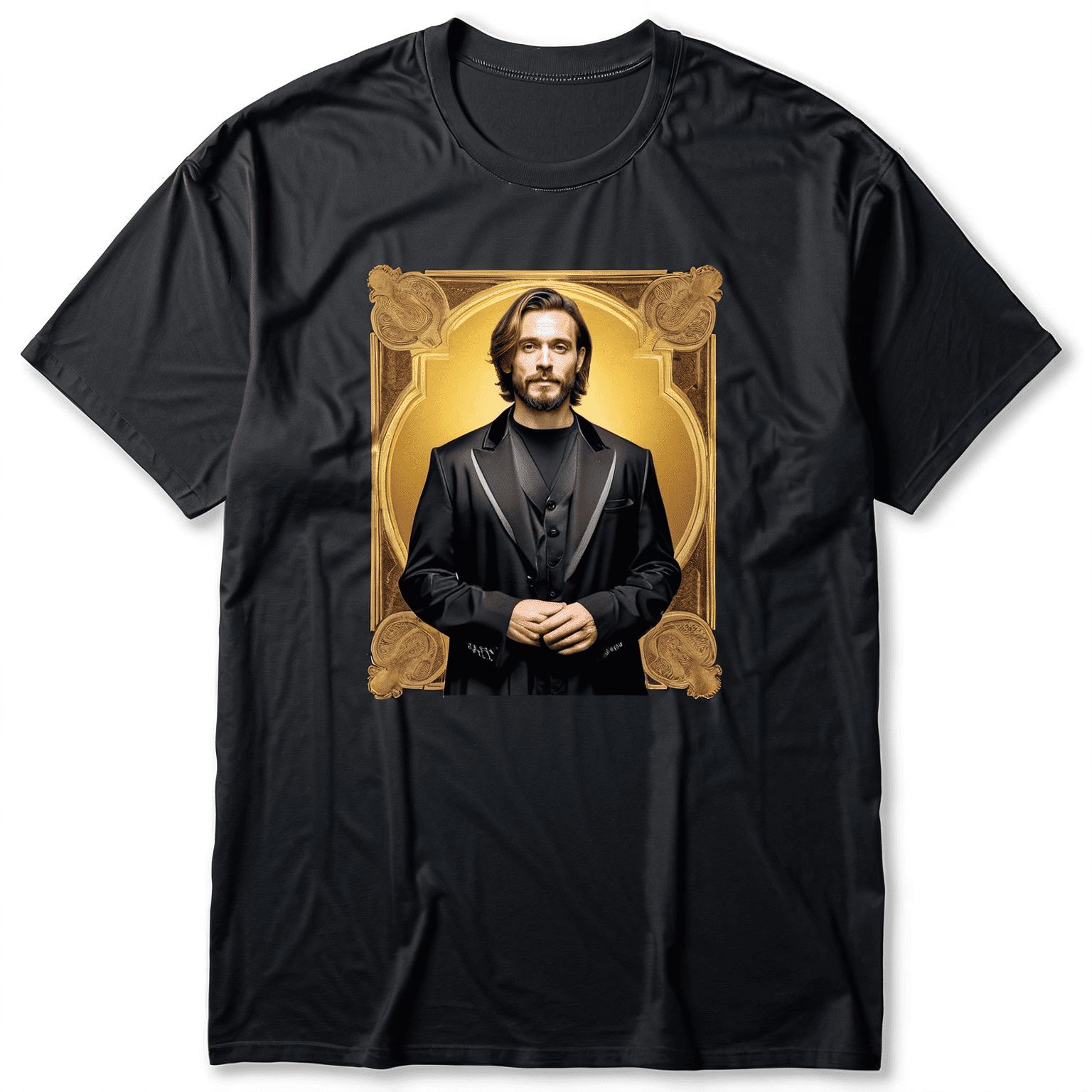 100% pure cotton Sirius Black Wallpaper Portrait T-Shirt - Walmart.com