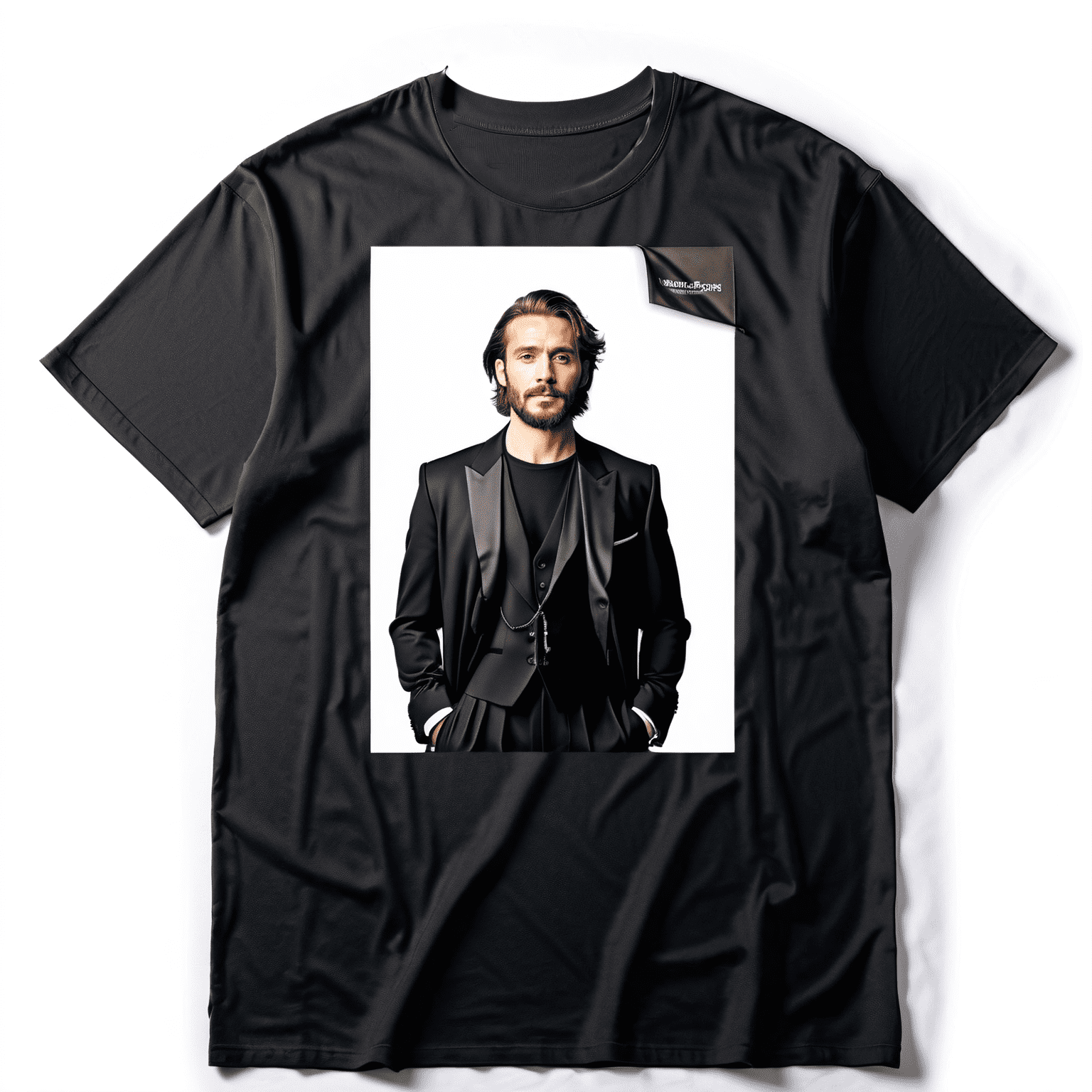 100% pure cotton Sirius Black Wallpaper Portrait T-Shirt - Walmart.com