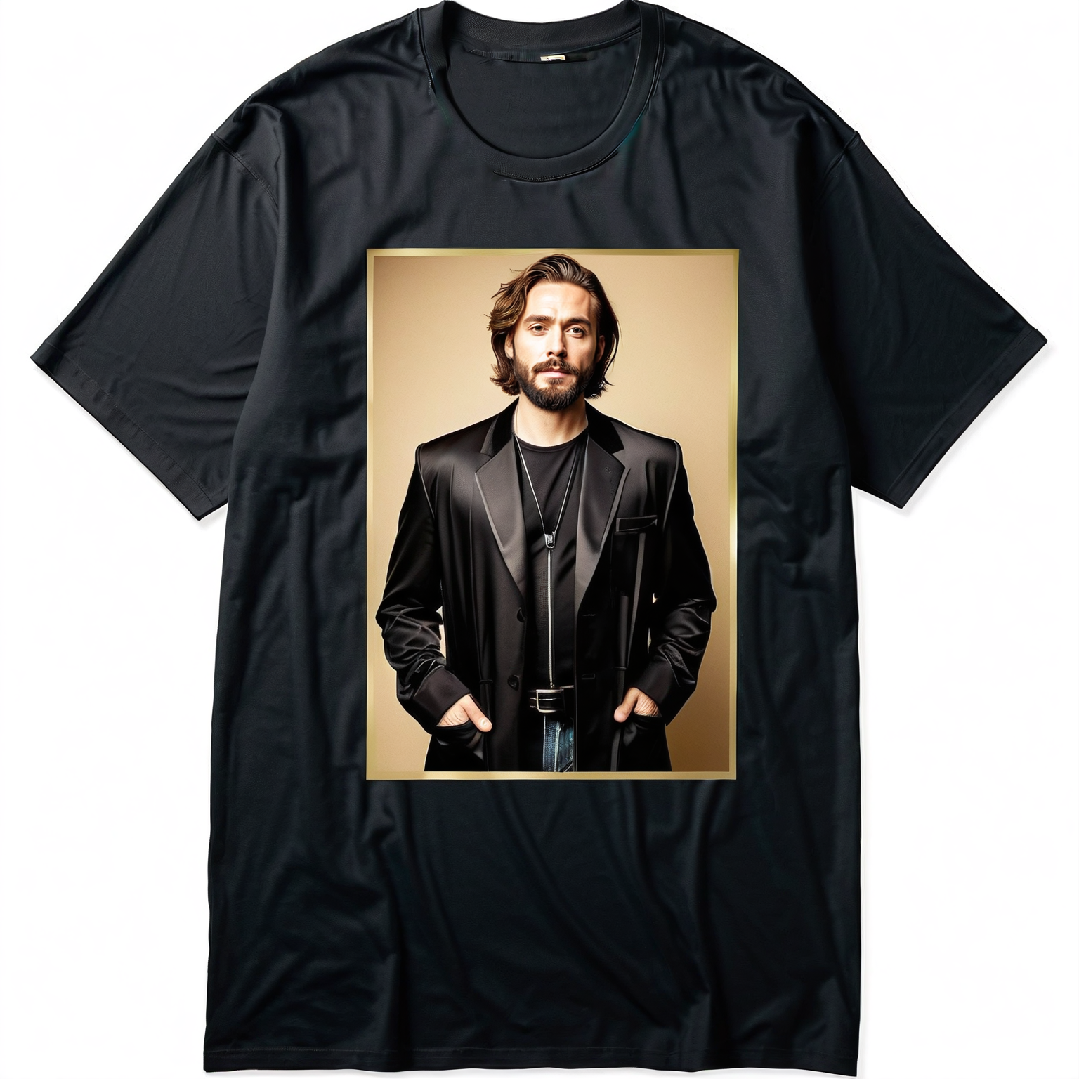 100% pure cotton Sirius Black Wallpaper Portrait T-Shirt - Walmart.com