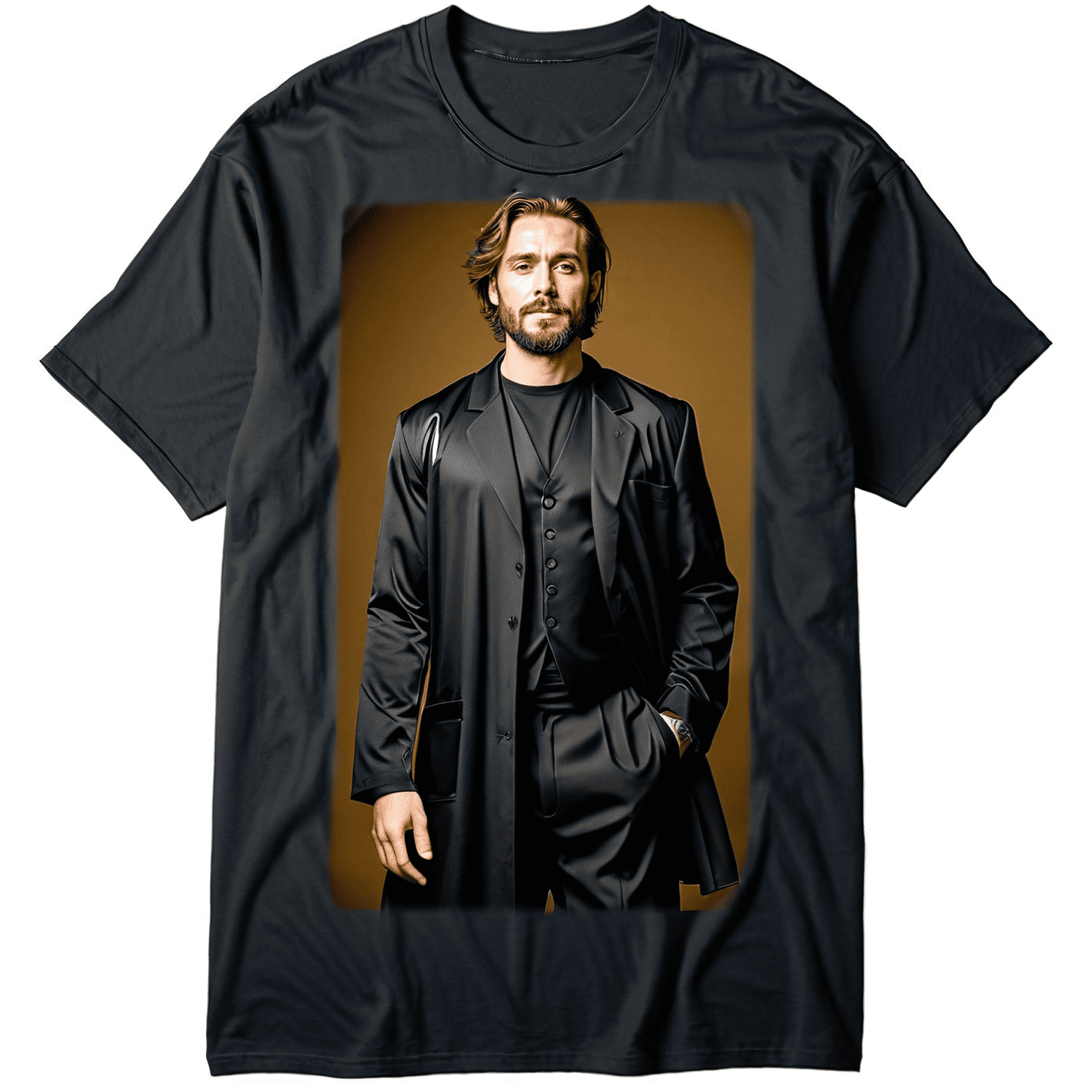 100% pure cotton Sirius Black Wallpaper Portrait T-Shirt - Walmart.com