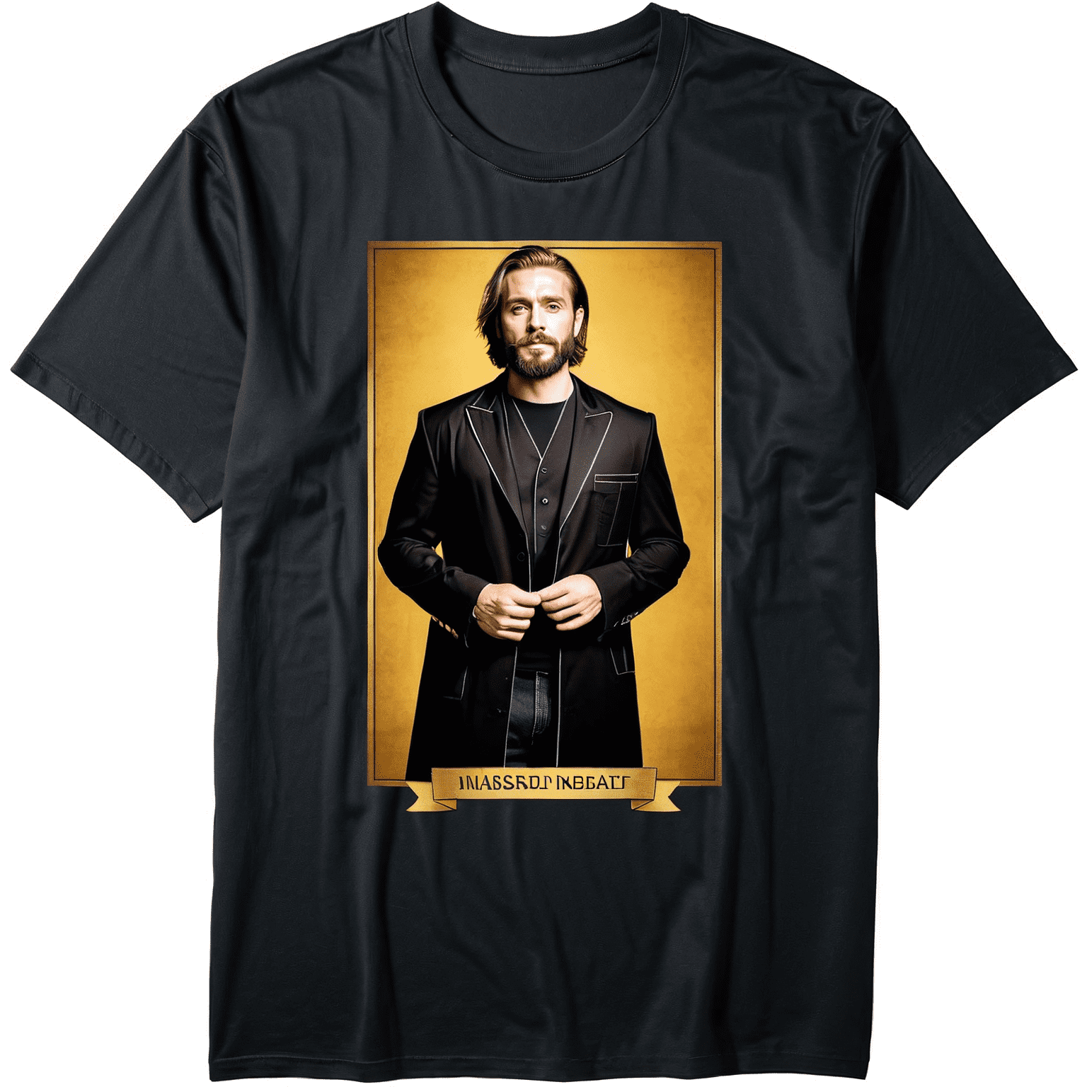 100% pure cotton Sirius Black Wallpaper Portrait T-Shirt - Walmart.com