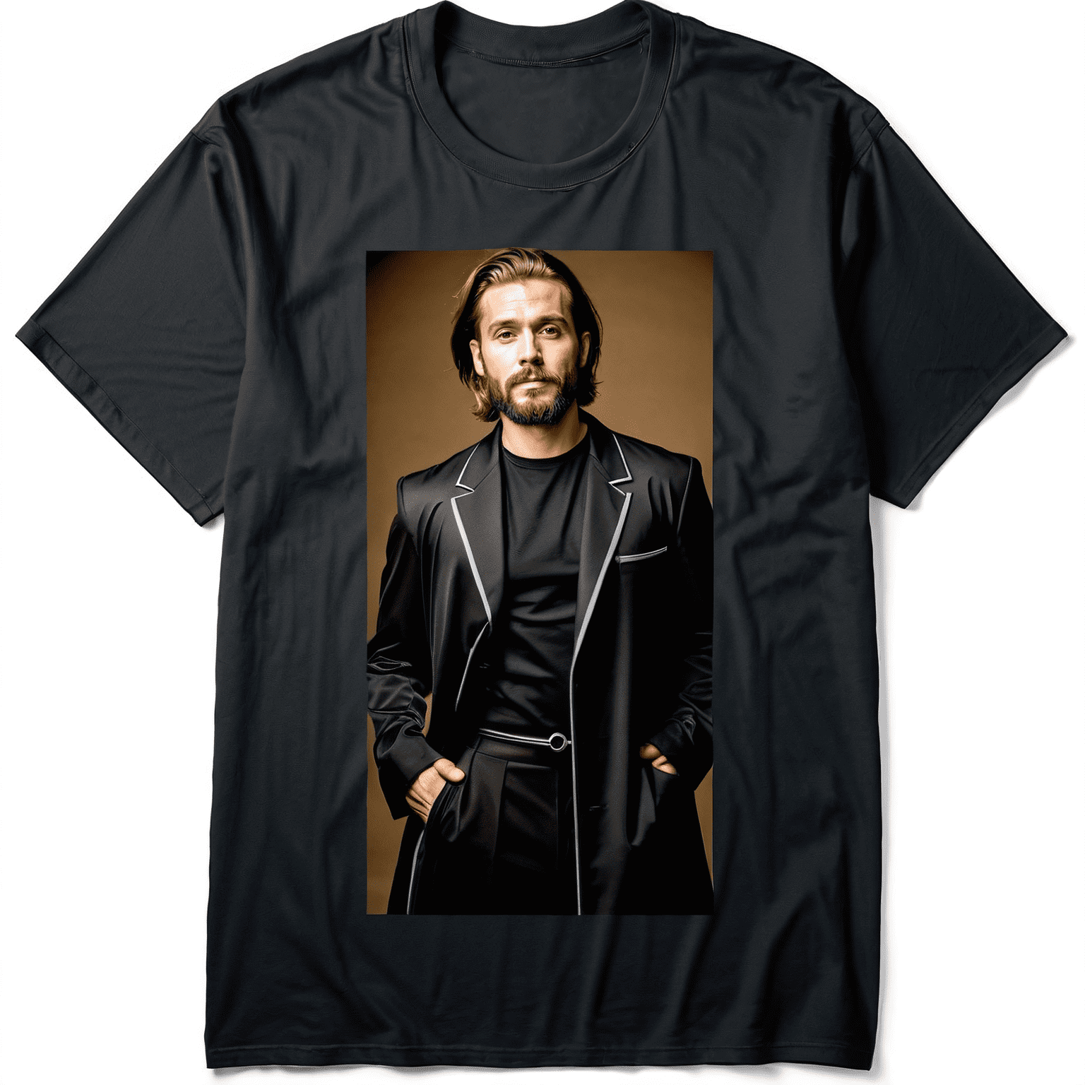 100% pure cotton Sirius Black Wallpaper Portrait T-Shirt - Walmart.com