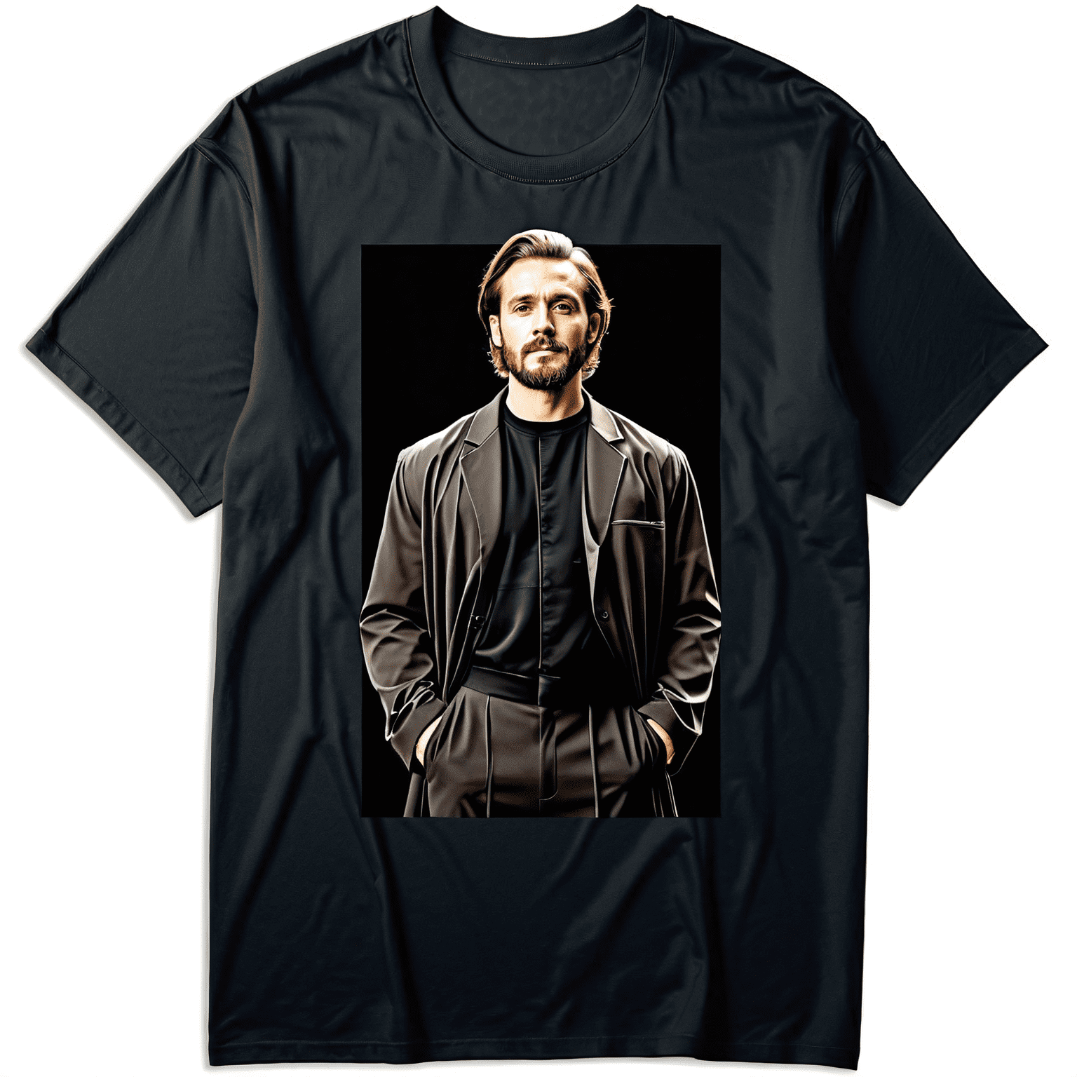 100% pure cotton Sirius Black Wallpaper Portrait T-Shirt - Walmart.com