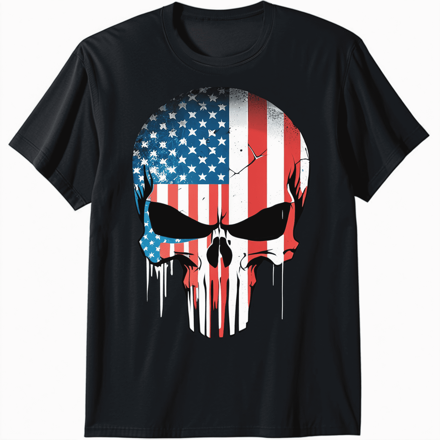 100% pure cotton Skeleton Patriot: Show Your Stars and Stripes Spirit ...
