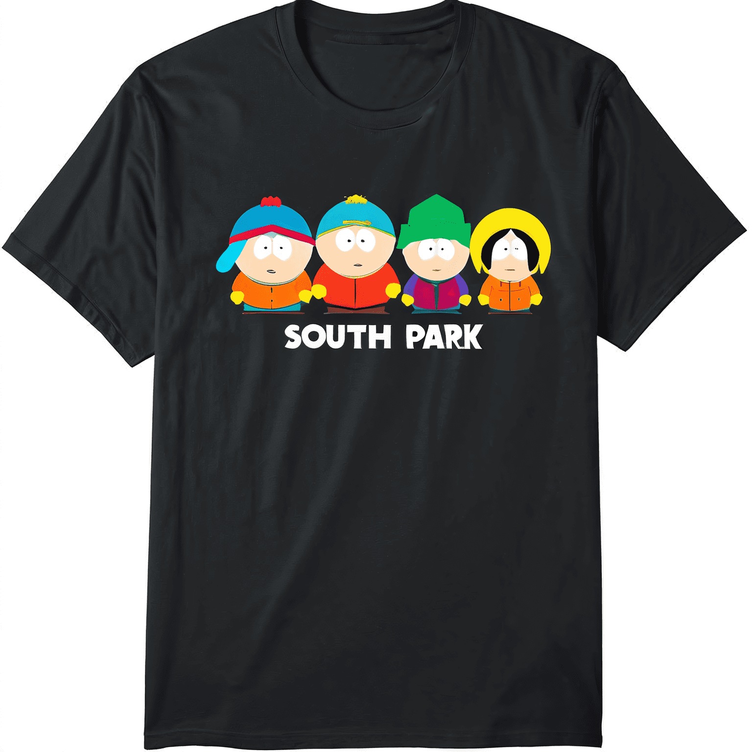 100% pure cotton South Park Gang Behind Logo T-Shirt - Walmart.com