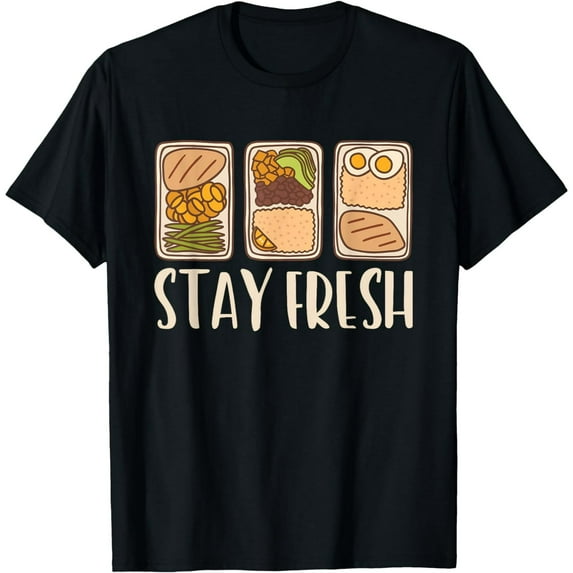 100% pure cotton Stay Fresh I Lunch Lady T-Shirt - Walmart.com