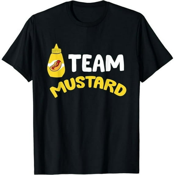 100% pure cotton Team Mustard I Love Yellow Mustard T-Shirt - Walmart.com