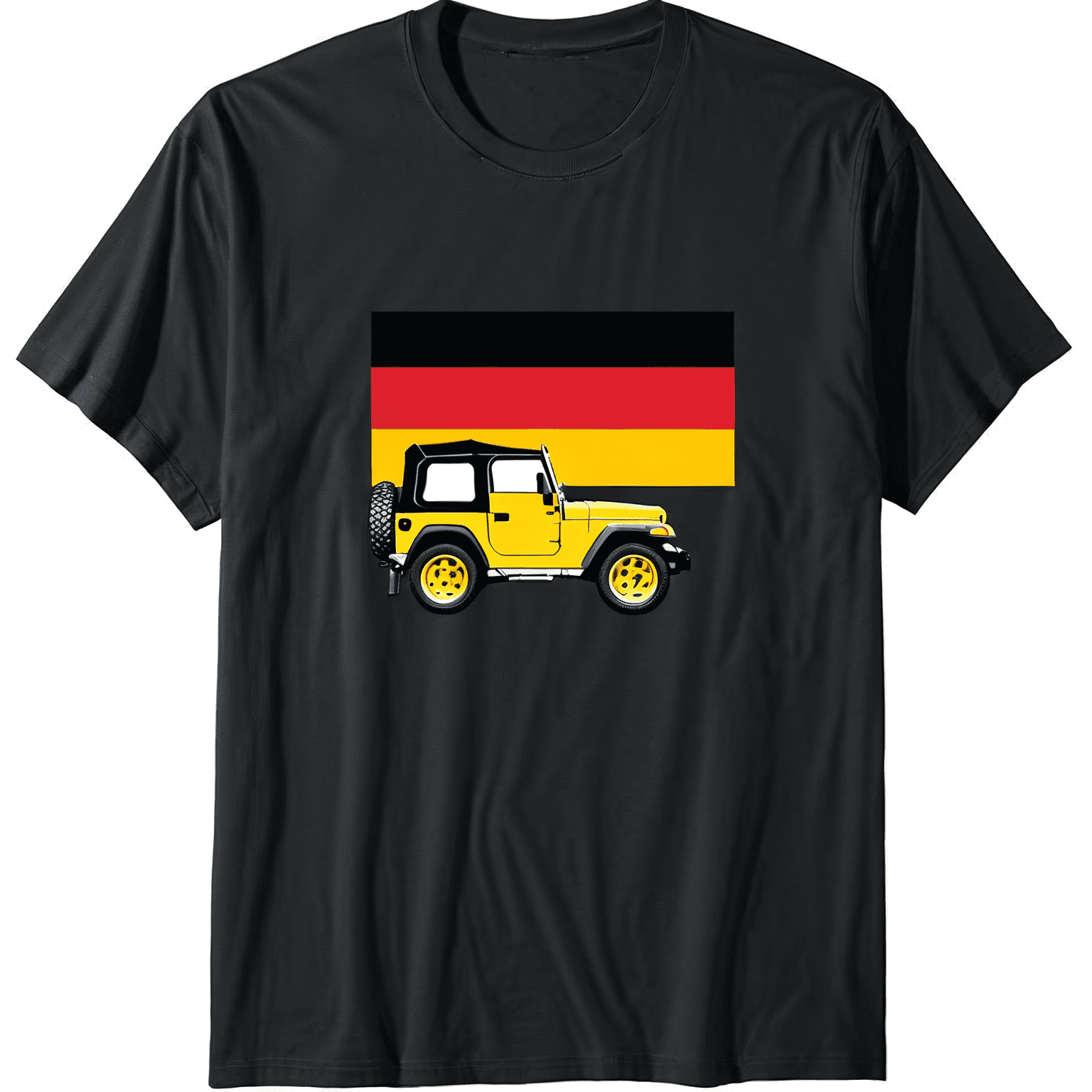 100% pure cotton Willys Repeating Profile T-Shirt - Walmart.com