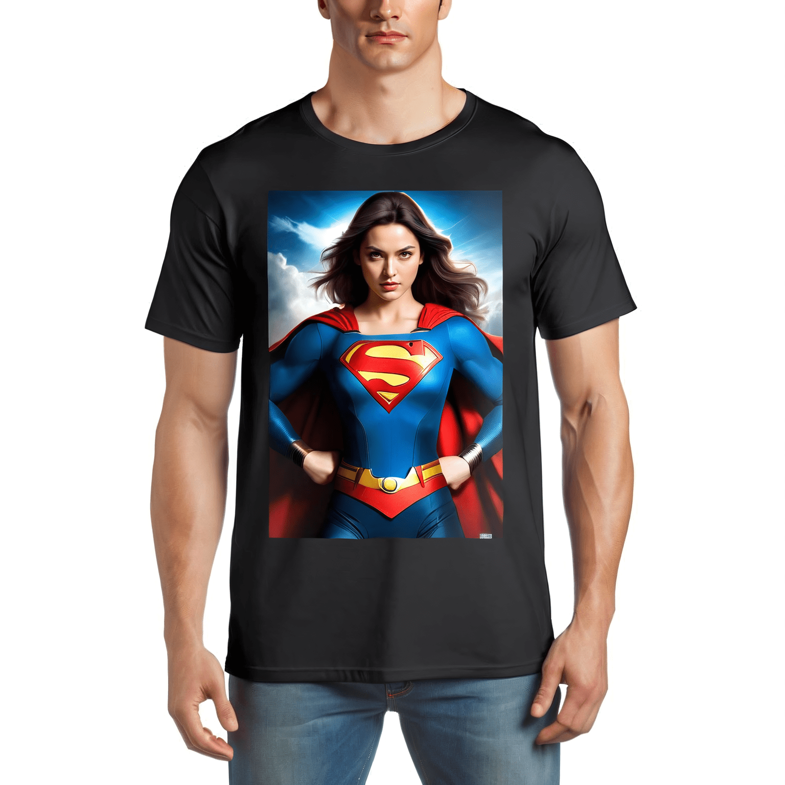100% pure cotton Wonder Woman Movie Arms Crossed T-Shirt - Walmart.com