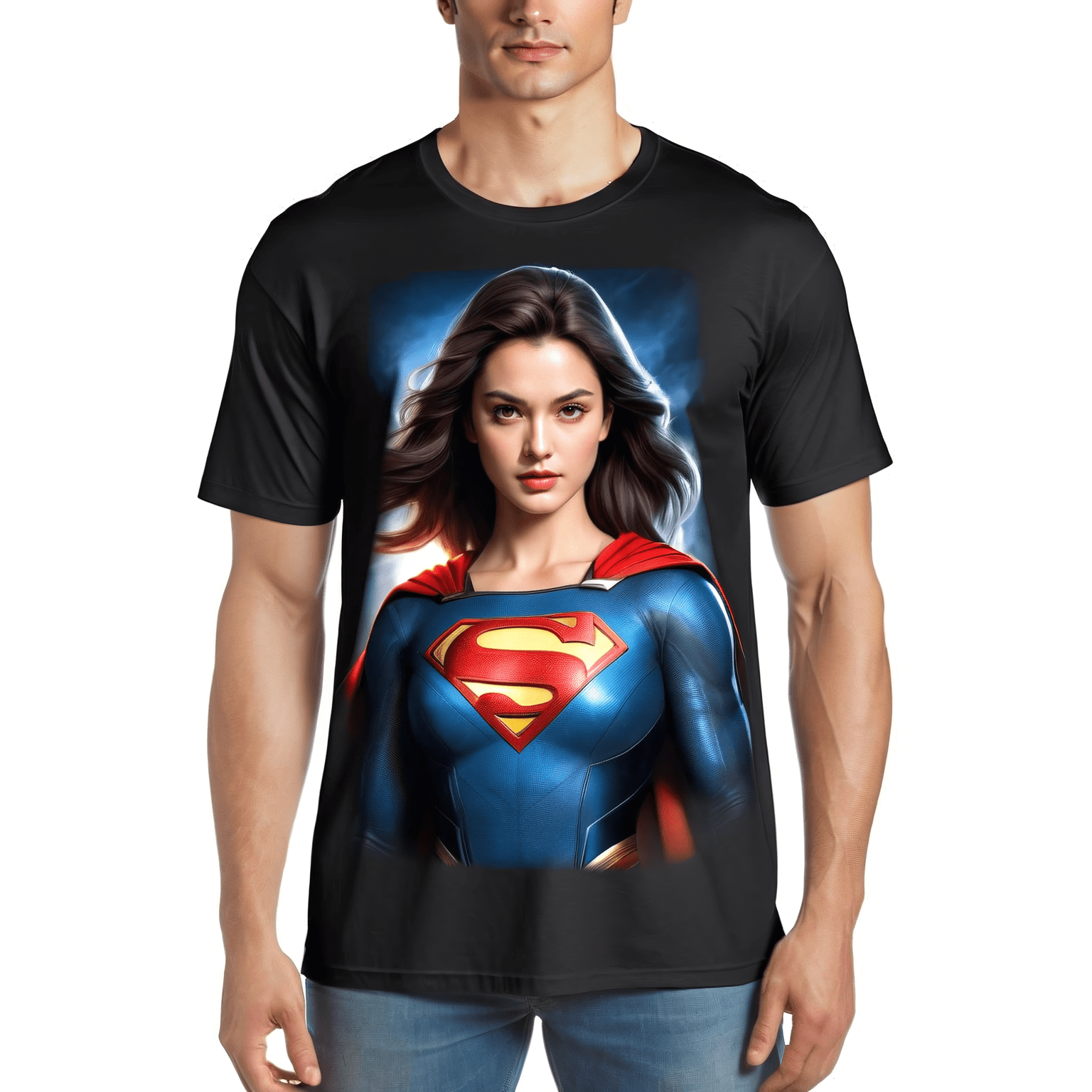 100% pure cotton Wonder Woman Movie Arms Crossed T-Shirt - Walmart.com