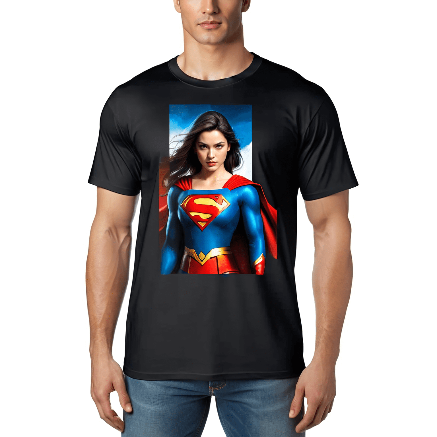 100% pure cotton Wonder Woman Movie Arms Crossed T-Shirt - Walmart.com