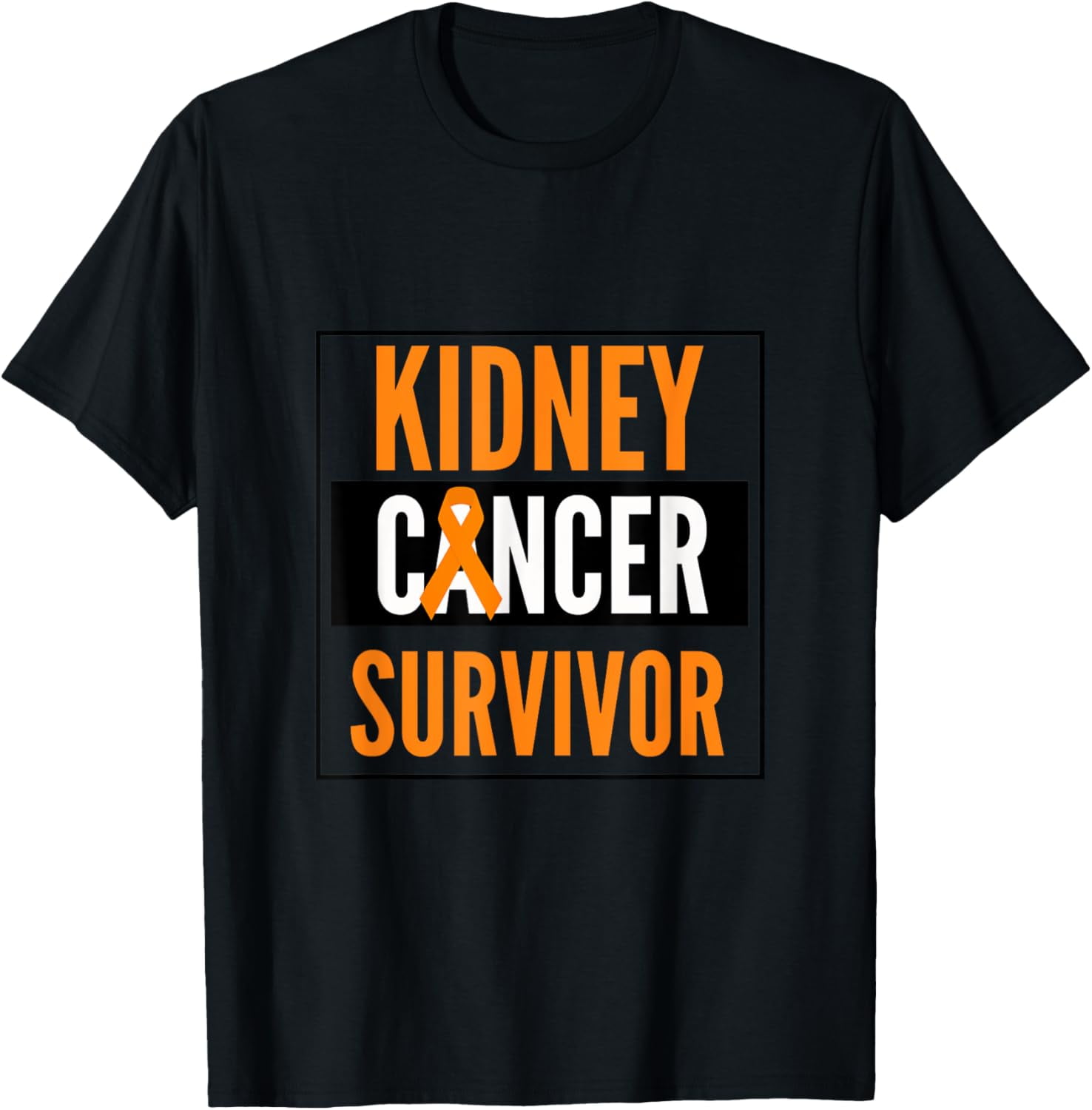 100% pure cotton for both men and womenKidney Cancer Survivor T-Shirt ...