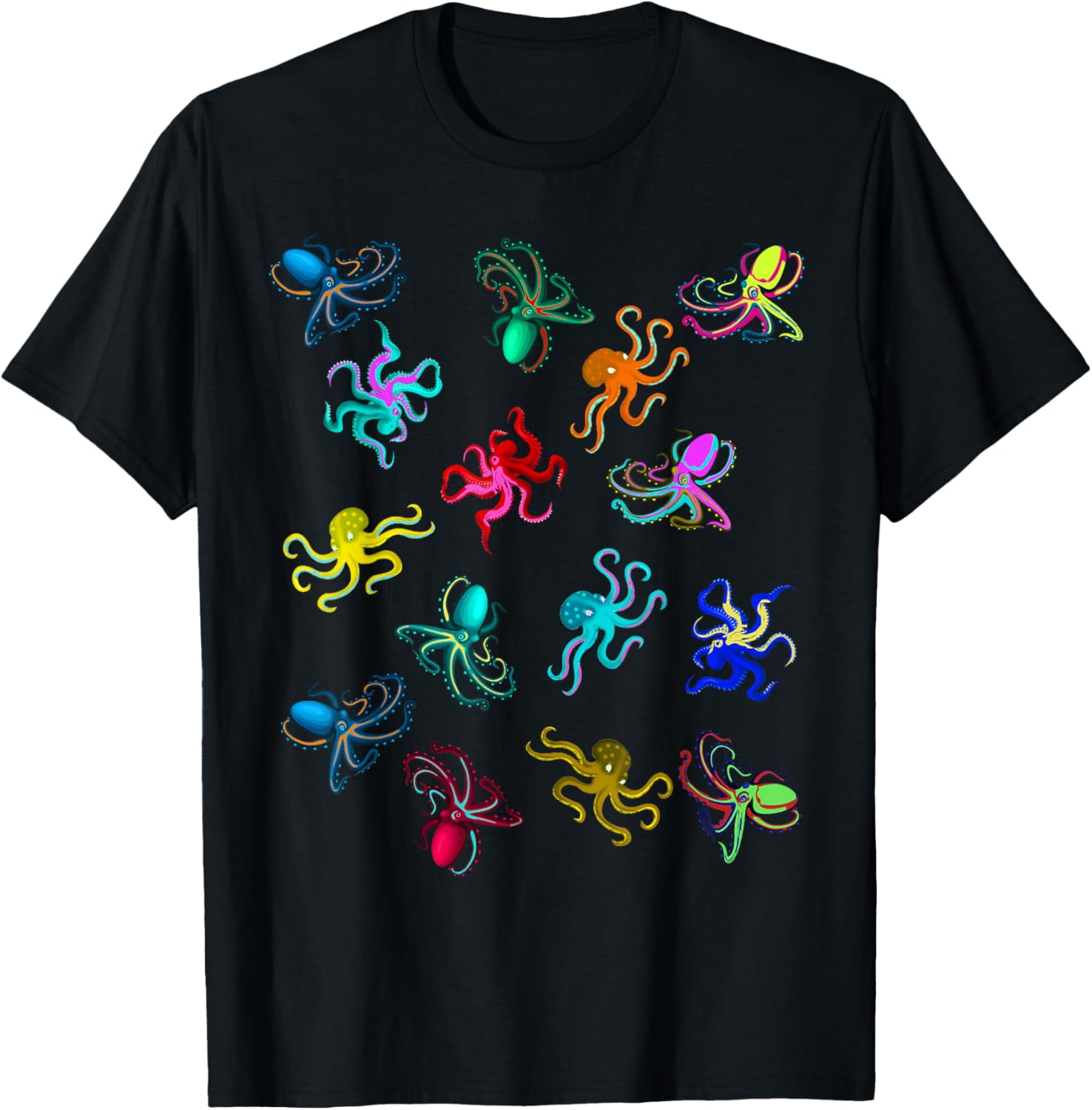 100% pure cotton for both men and womenOctopus tee - octopus tee T ...
