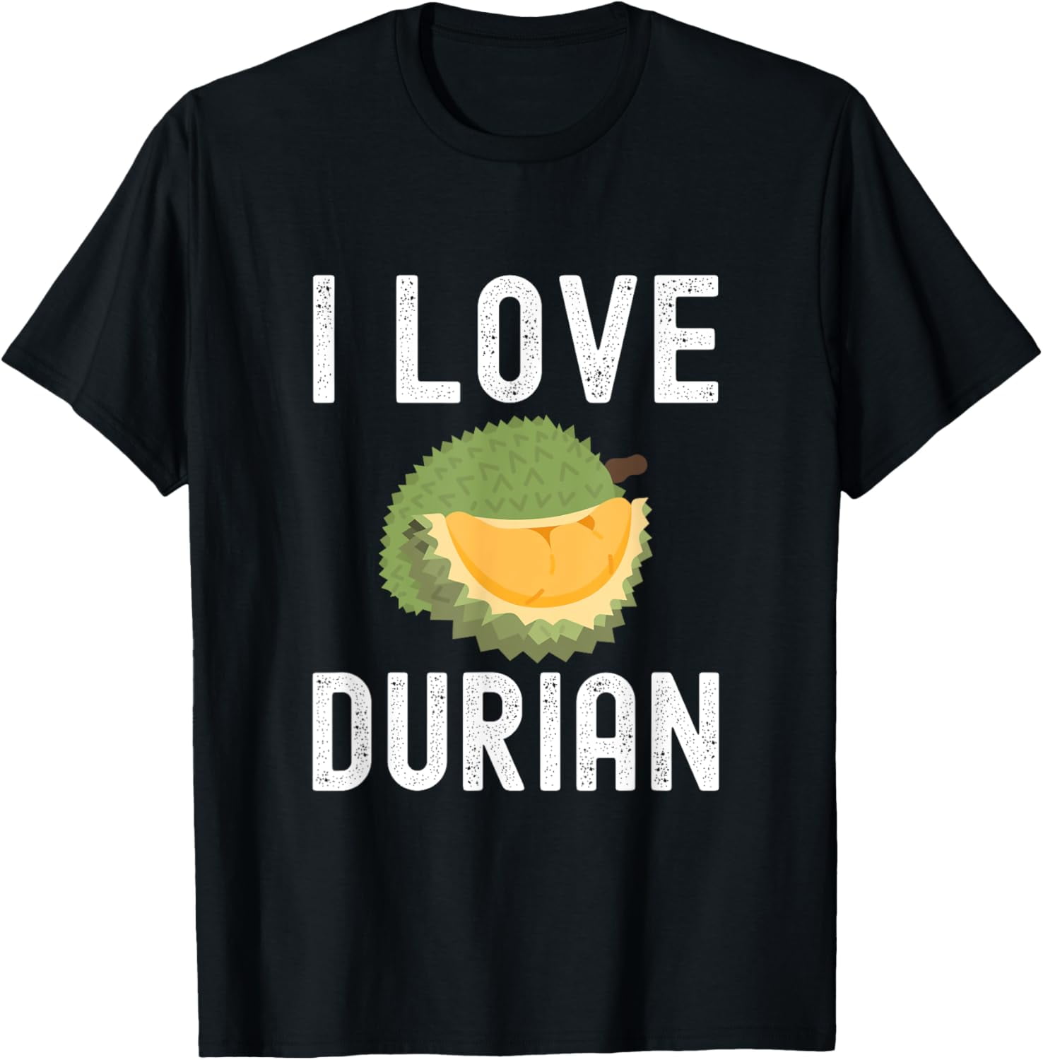 100% pure cotton short-sleeved for men and womenFruit Lover, Durian ...
