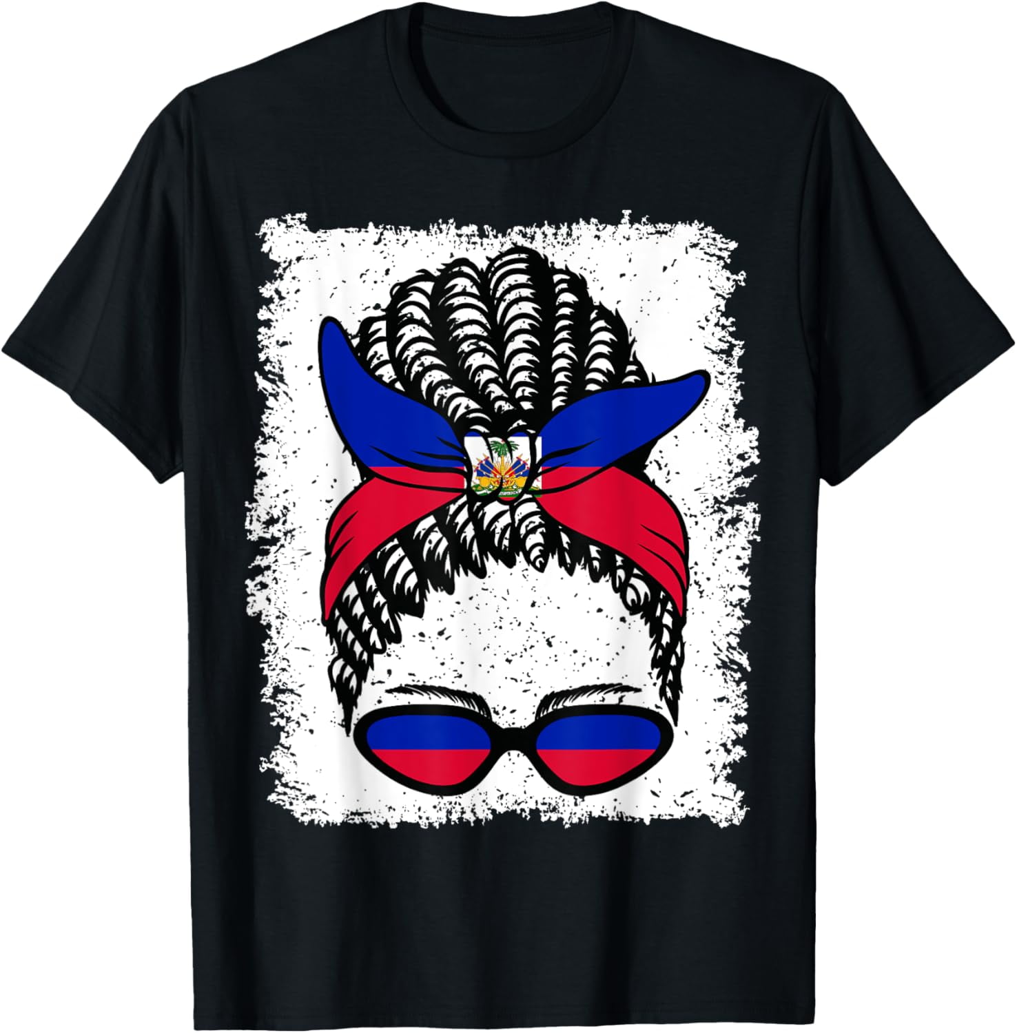 100% pure cotton short-sleeved for men and womenHaitian Black Girl ...