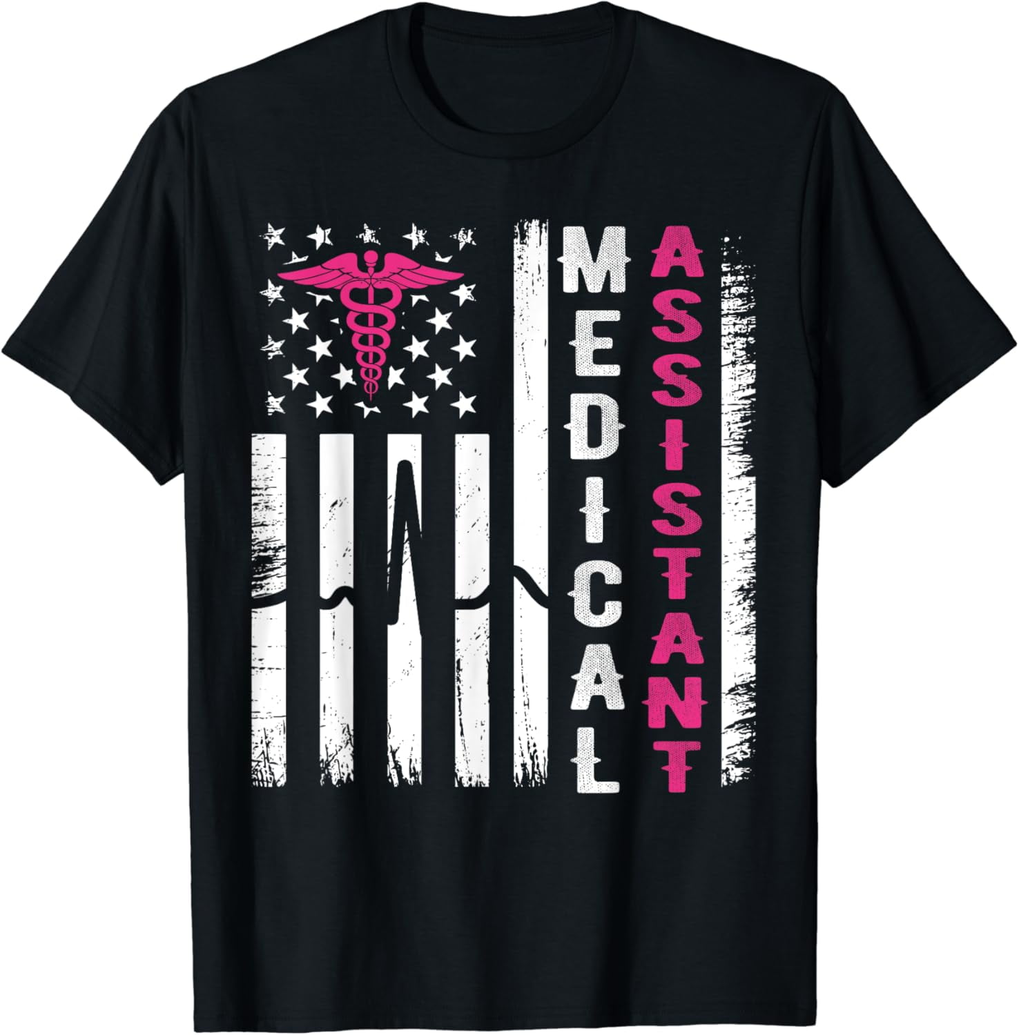 100% pure cotton short-sleeved for men and womenMedical Assistant Tees ...