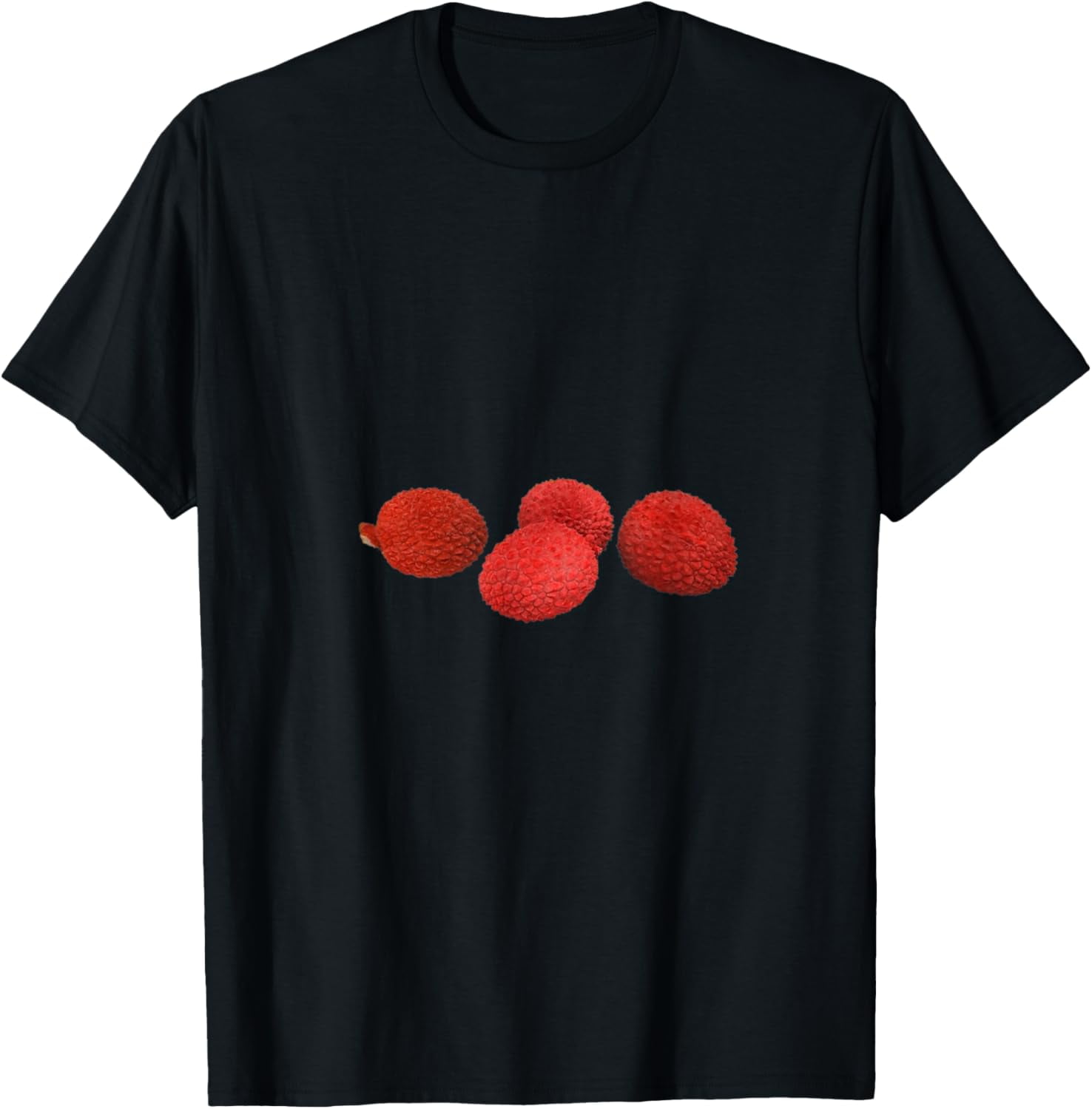 100% pure cotton short-sleeved for men and womenReally Like Lychee ...