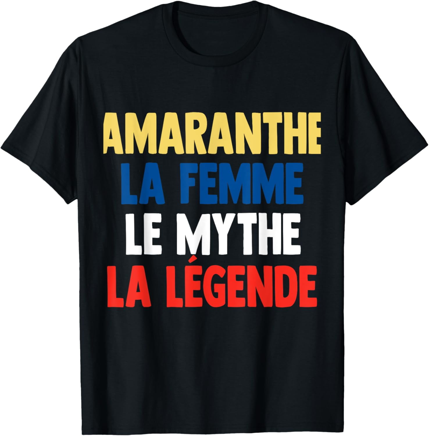 100% pure cotton short-sleeved men and womenAmaranthe La Femme Le Mythe ...