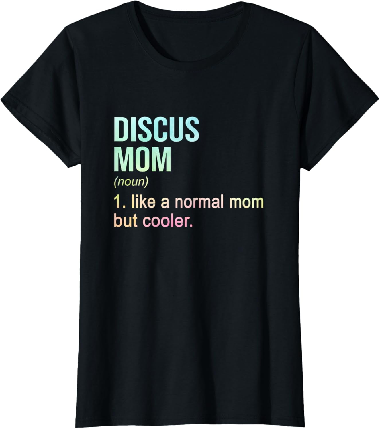100% pure cotton short-sleeved men and womenDiscus Mom Noun Definition ...