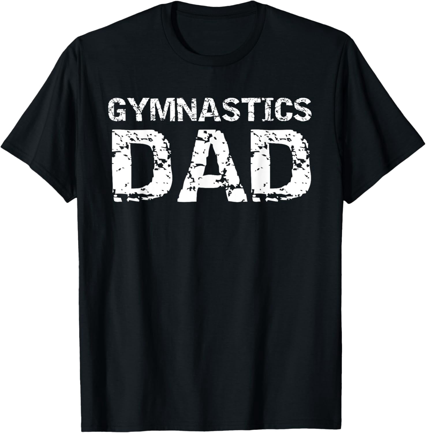100% pure cotton short-sleeved men and womenGymnastics Dad T-Shirt ...