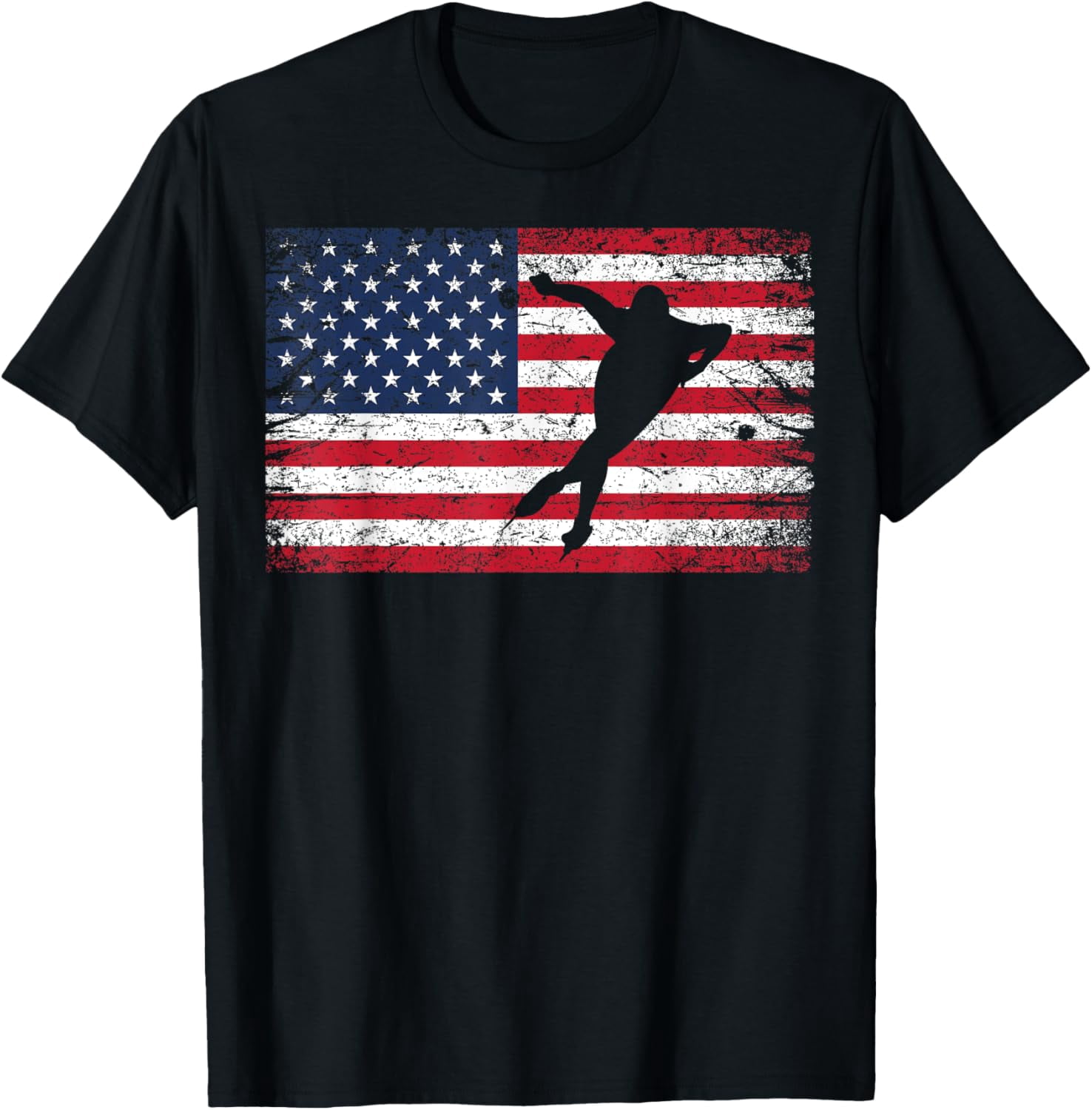 100% pure cotton short-sleeved men and womenInline Speed Skating ...