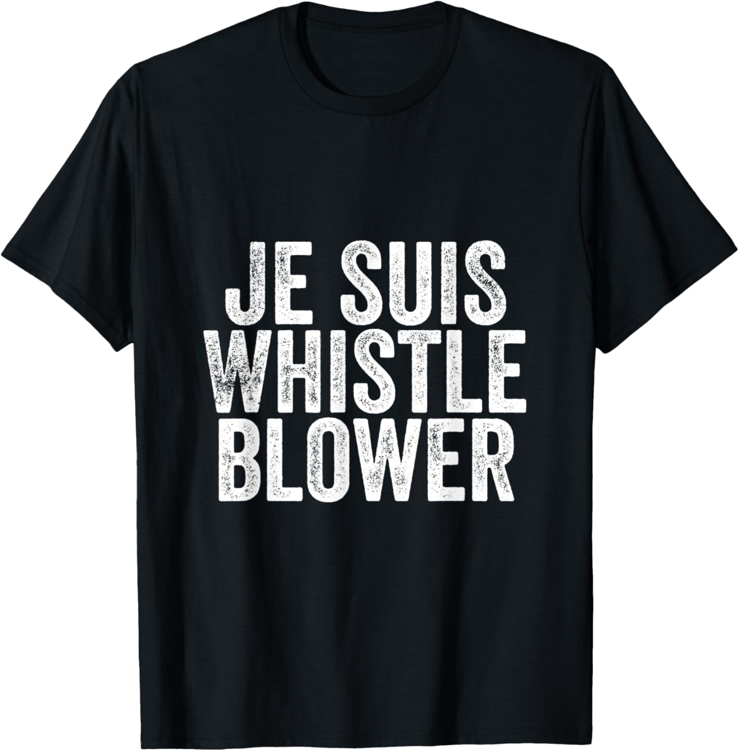 100% pure cotton short-sleeved men and womenJe Suis Whistleblower - I ...