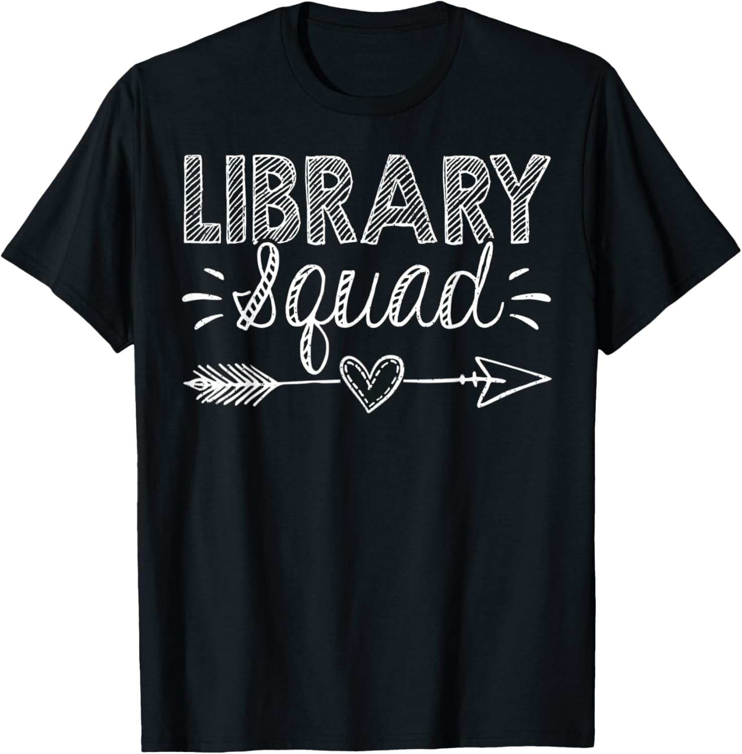 100% pure cotton short-sleeved men and womenLibrary Squad 1st Day Of ...