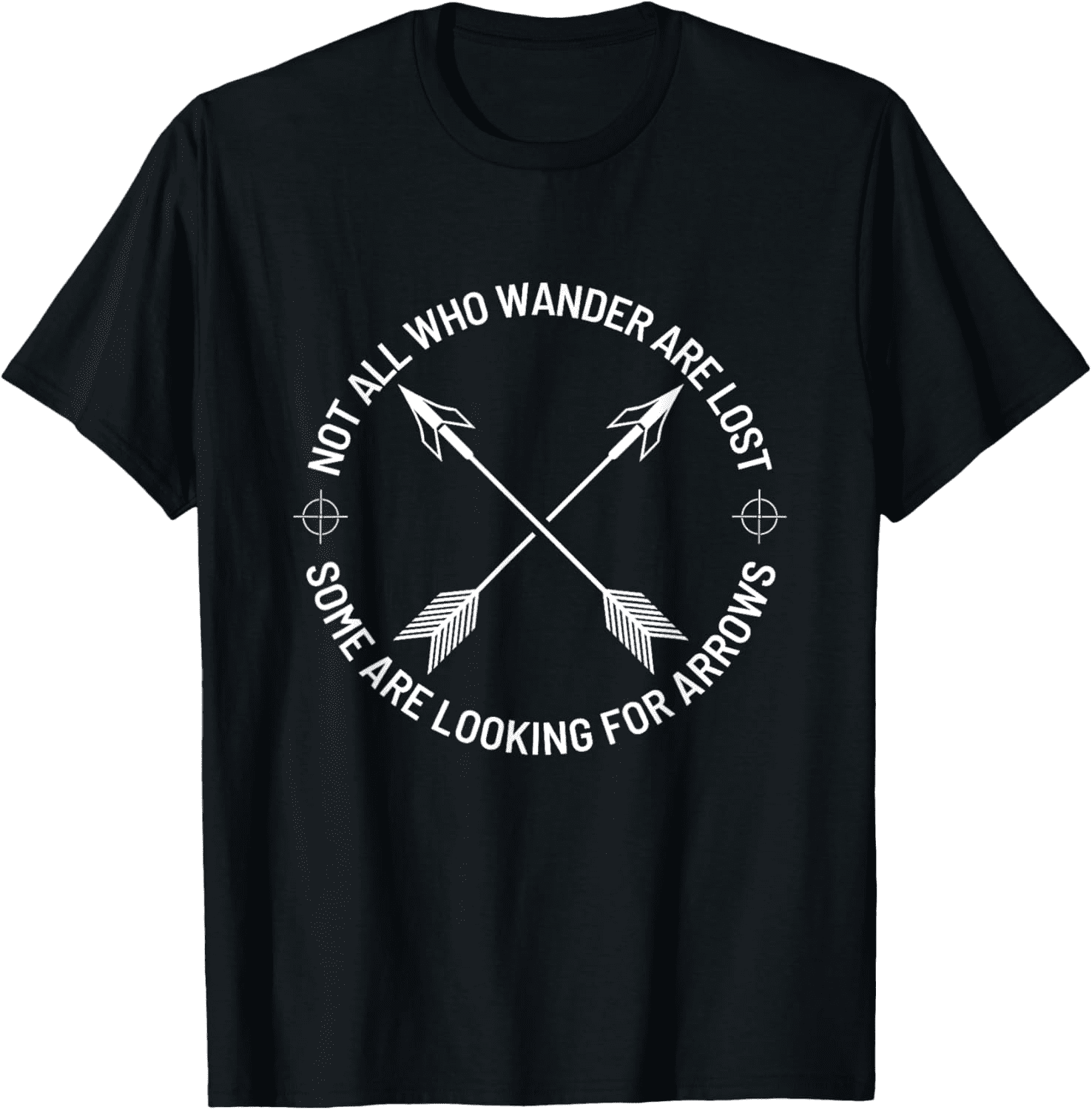 100% pure cotton short-sleeved men and womenNot All Who Wander Are Lost Some Are Looking For ...