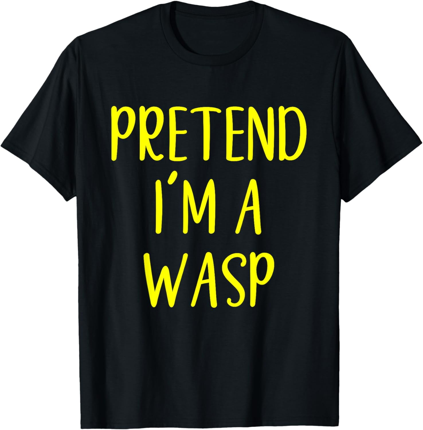 100% pure cotton short-sleeved men and womenPretend I'm A Wasp Costume ...