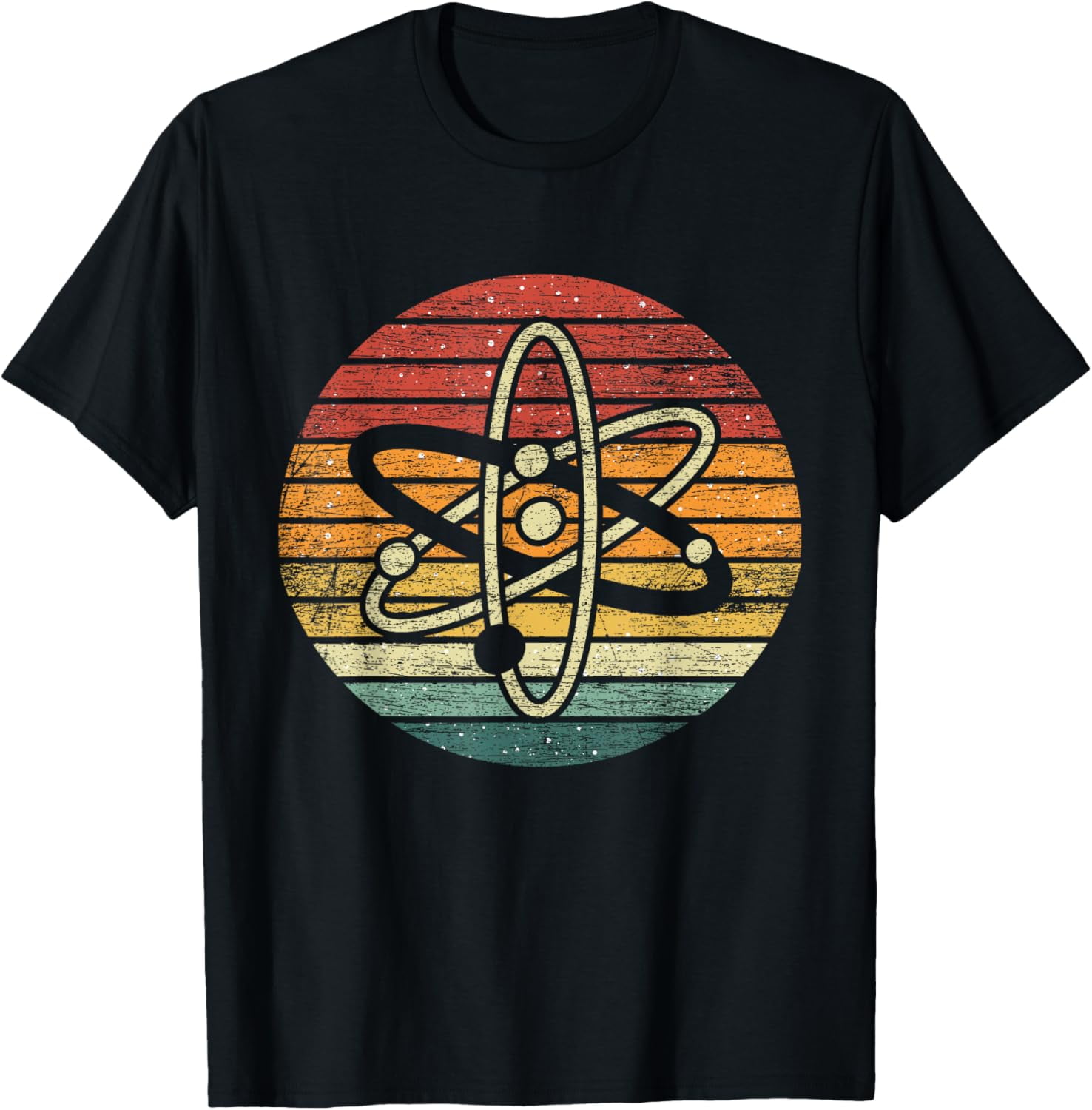 100% pure cotton short-sleeved men and womenRetro Quantum Mechanics ...