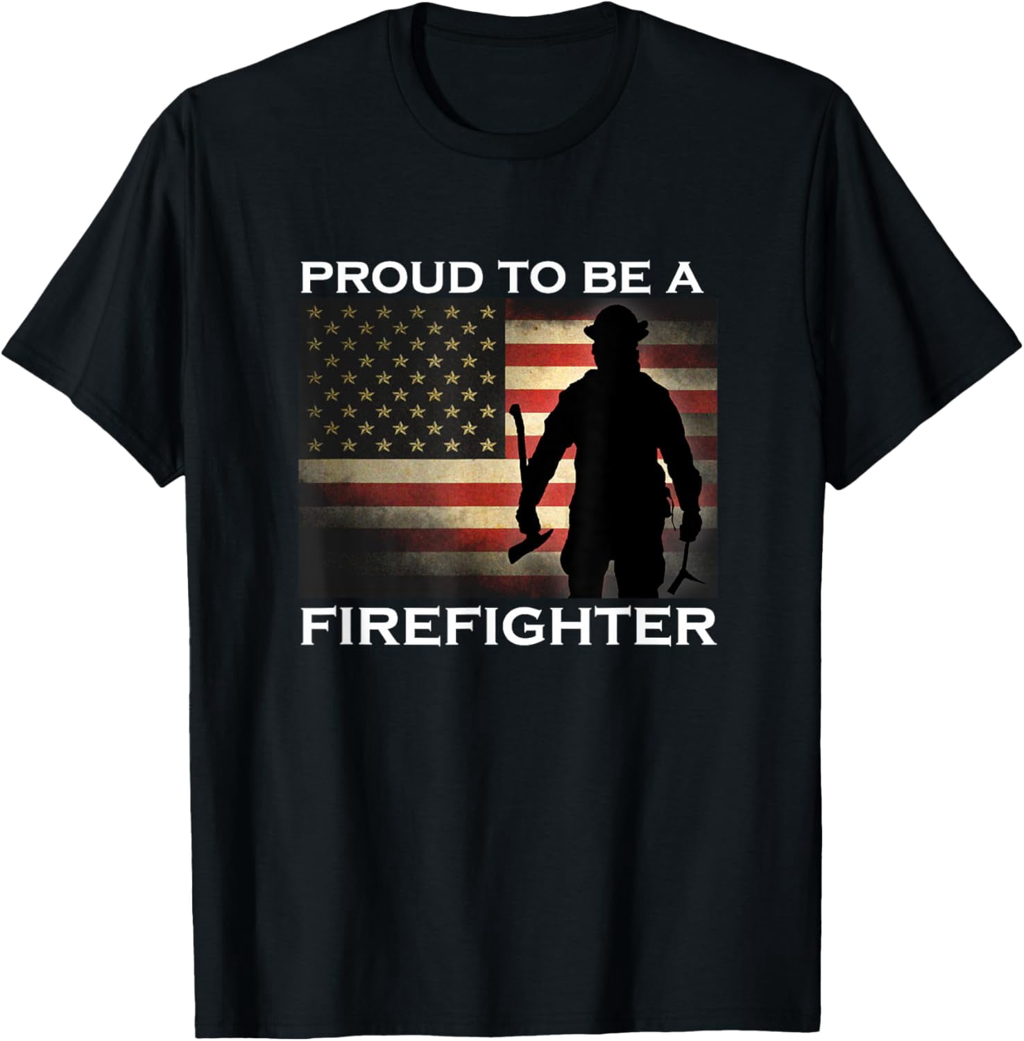 100% pure cotton short-sleeved shirtProud to be a Firefighter T-Shirt ...