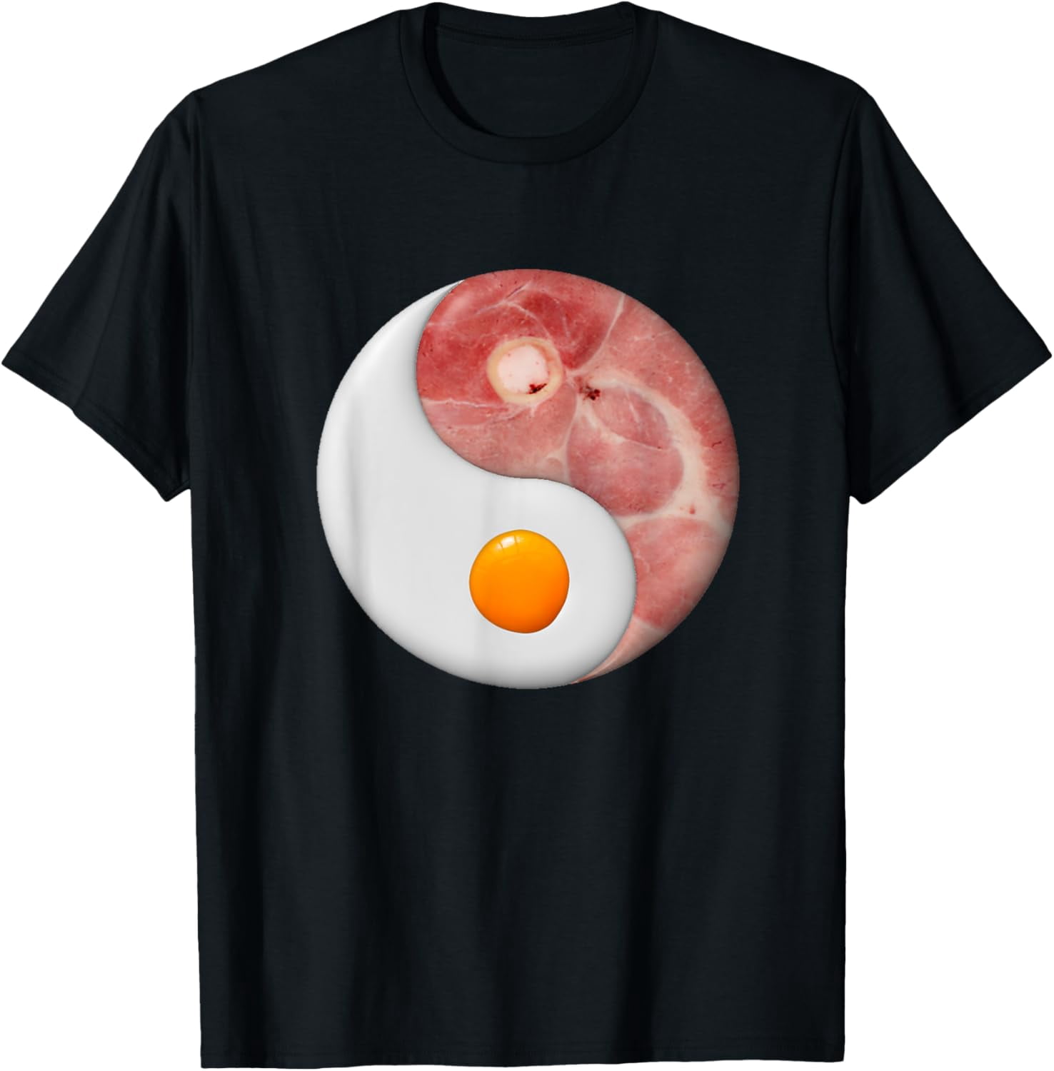 100% pure cotton short-sleeved shirts for both men and womenFunny Ham ...