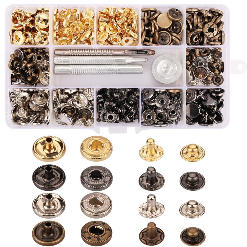 100 sets of metal four-button set button tape installation tools 100 ...
