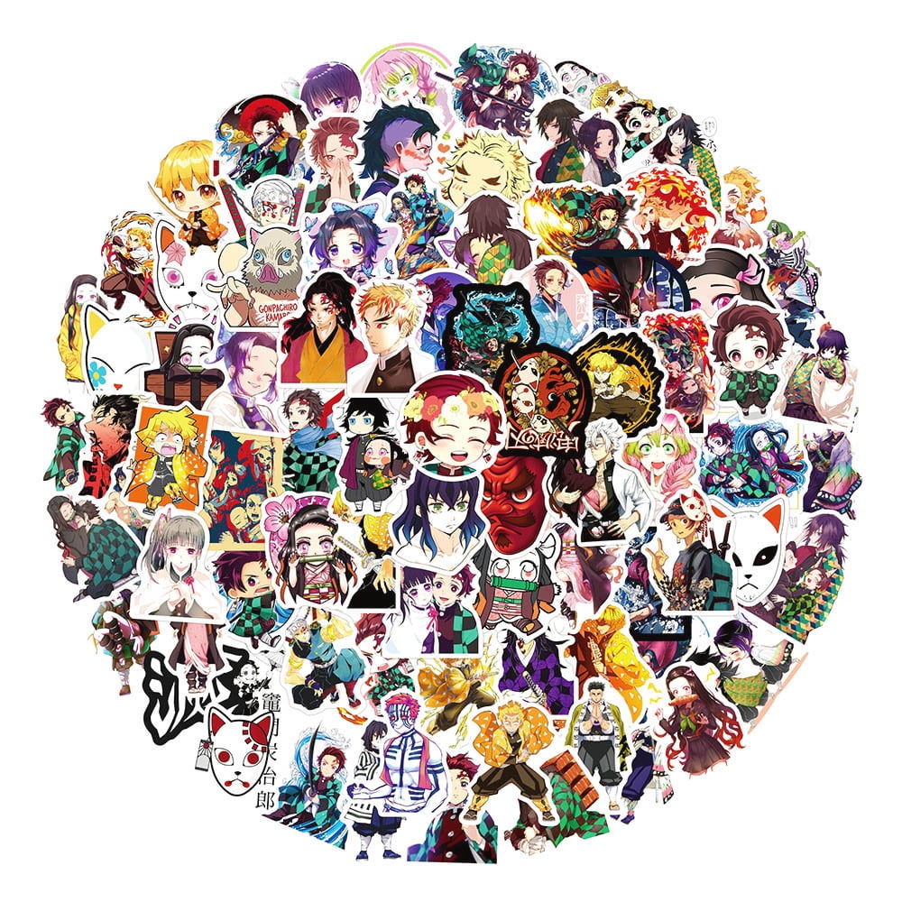100 sheets of G-host Slayer anime graffiti stickers, cartoon character ...