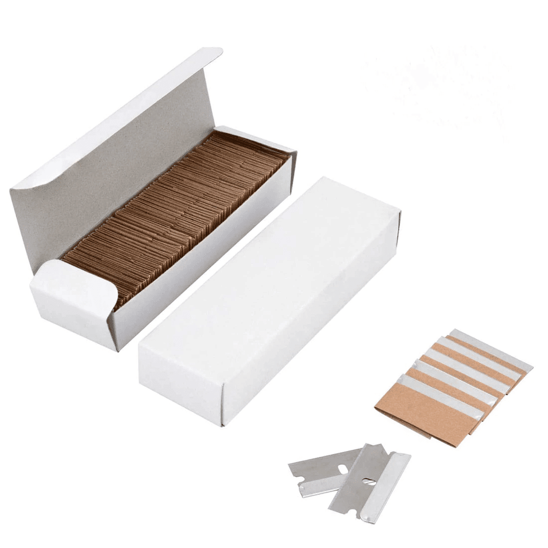 100 single-sided razor blades - Ultra-sharp heat-treated stainless ...