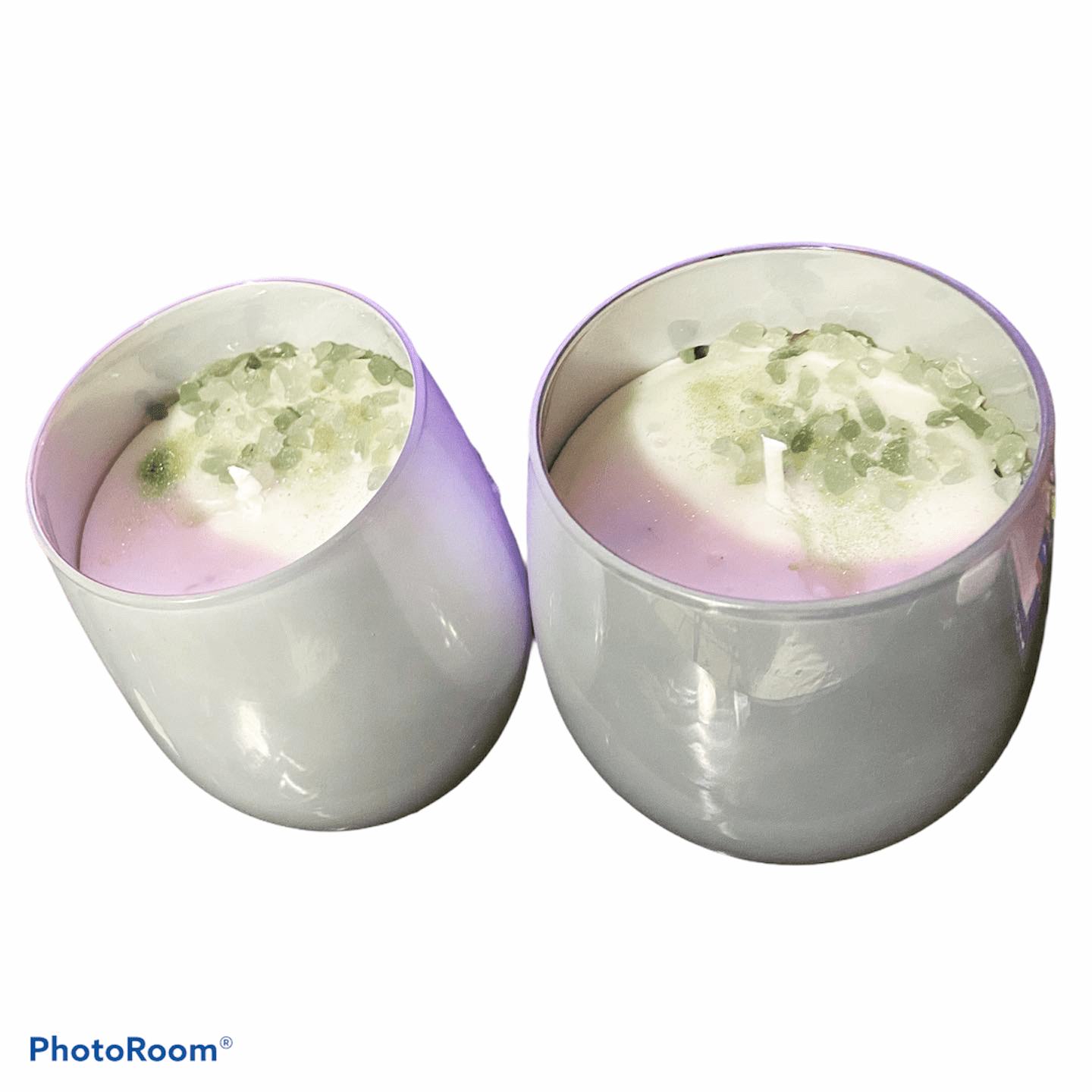 100% soy/coconut wax scented with green aventurine crystals candle 13 ...