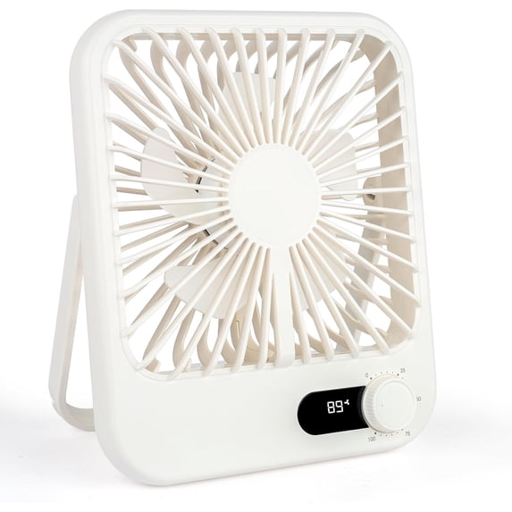 100-speed ultra-quiet desktop fan, designed for sleep, 6.8-inch ...
