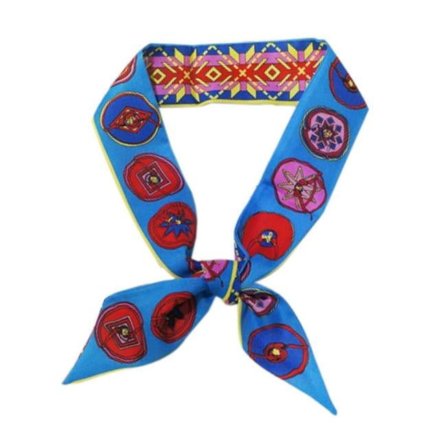 100 x 5 cm Lady & Formal Elegant Silk Scarf - Style C - Walmart.com