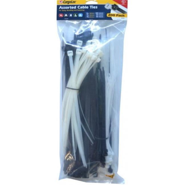 100 x 8, 50 x 11 & 50 x 14 in. Cable Ties Set - 200 Piece - Walmart.com